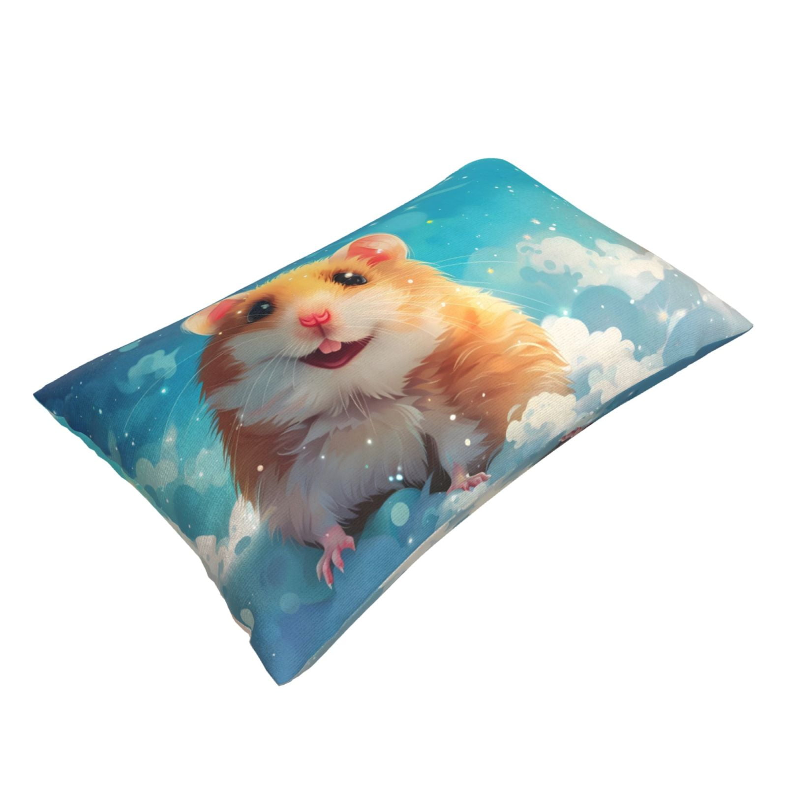 Daiia Cloud Cute Hamster Bedding Waterproof Pillow Protector Zippered ...