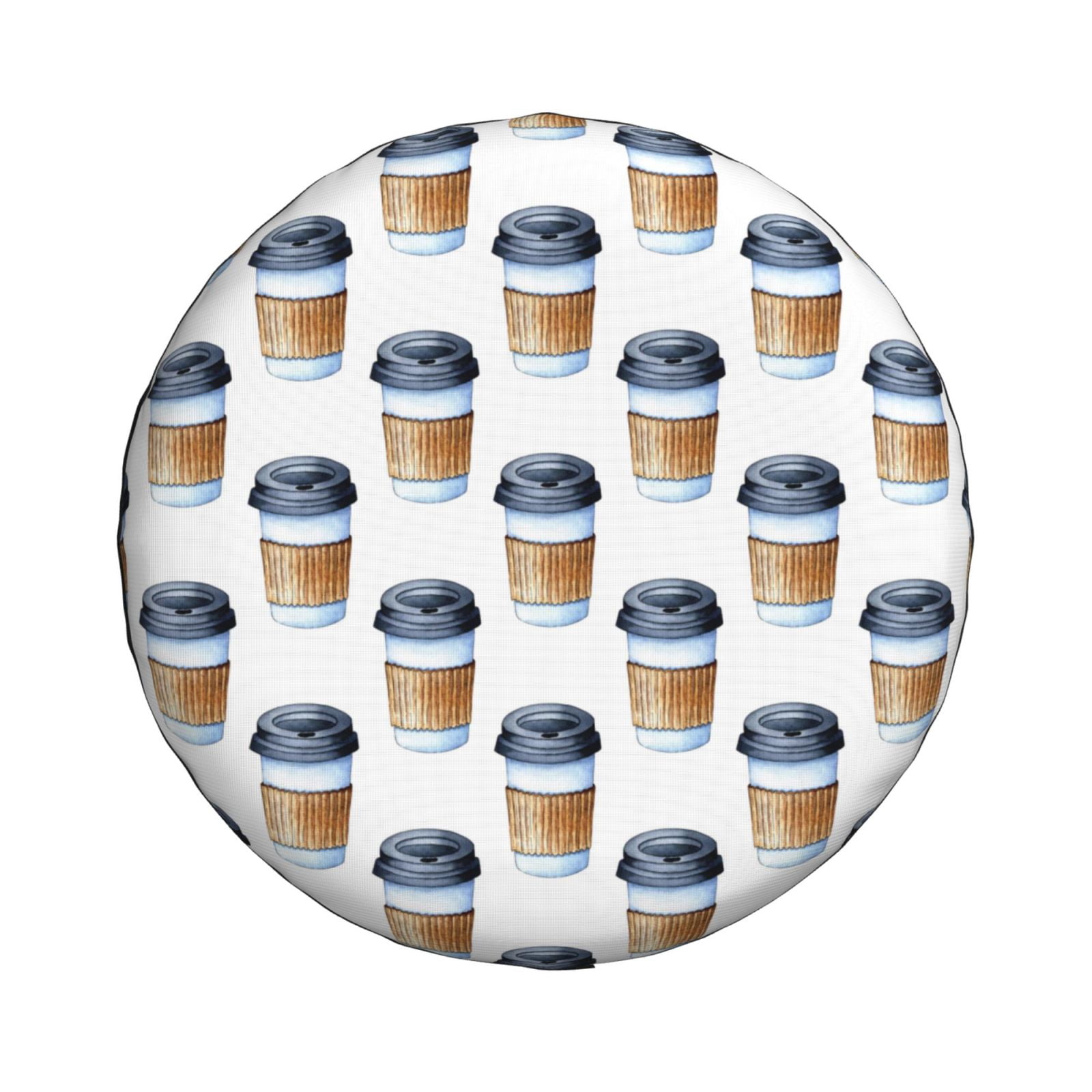 Daiia Coffee To Go Pattern Tire Covers , Travel Trailer Camper Truck ...