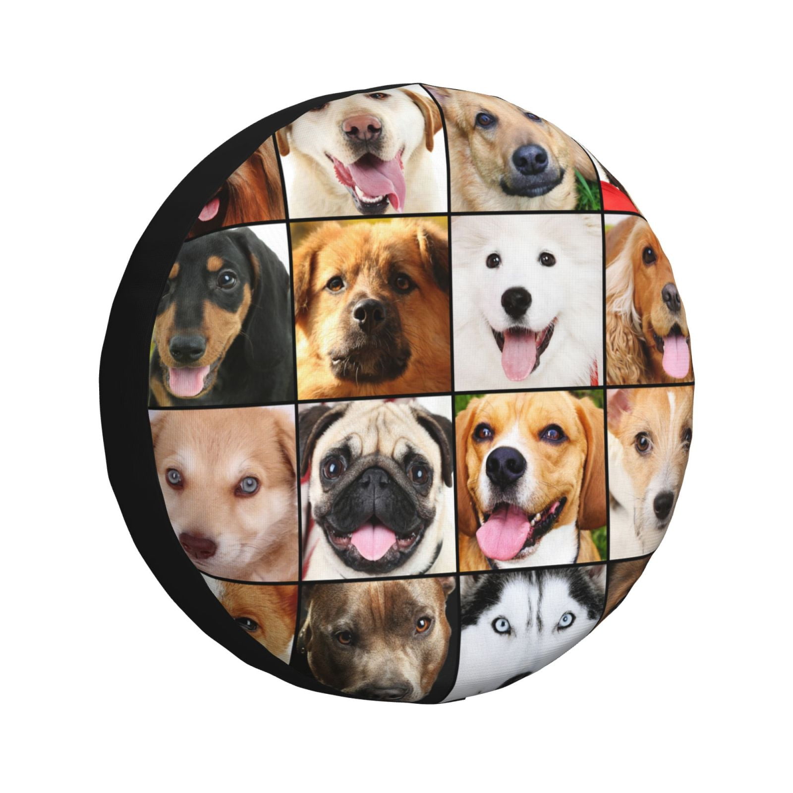 Daiia Collage of different dogs Pattern Tire Covers , Travel Trailer ...
