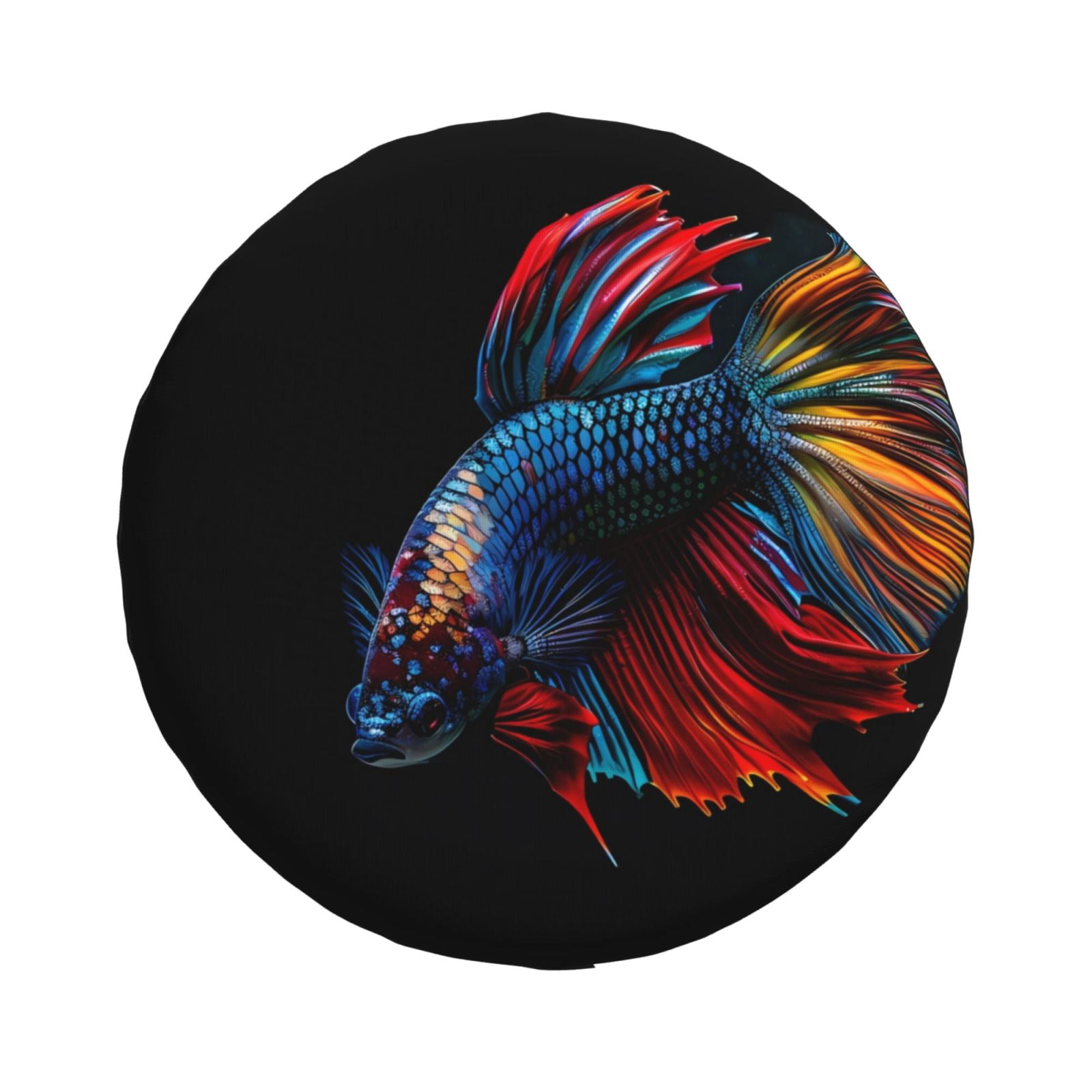 Daiia Colorful Betta Fish Tire Covers , Travel Trailer Camper Truck SUV ...
