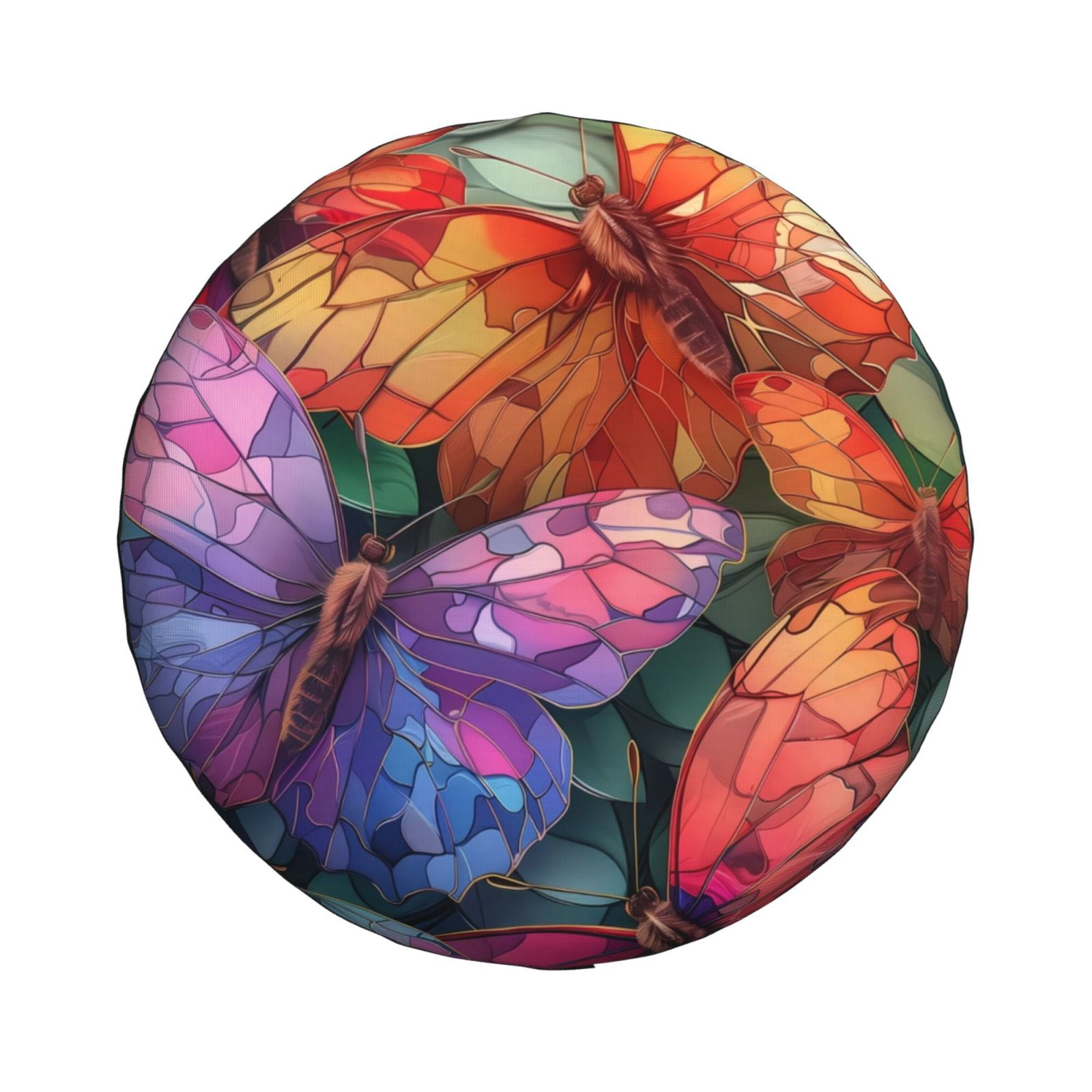 Daiia Colorful Butterfly Cluster Tire Covers , Travel Trailer Camper ...