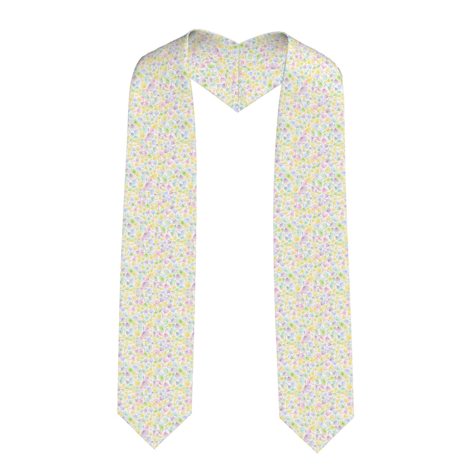 Daiia Colorful Dandelion Pattern Graduation Shawl Stole – Satin ...
