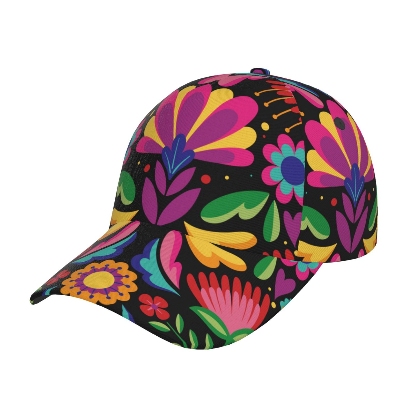 Daiia Colorful Floral Embroidery Mexican Baseball Cap Men Women Classic ...