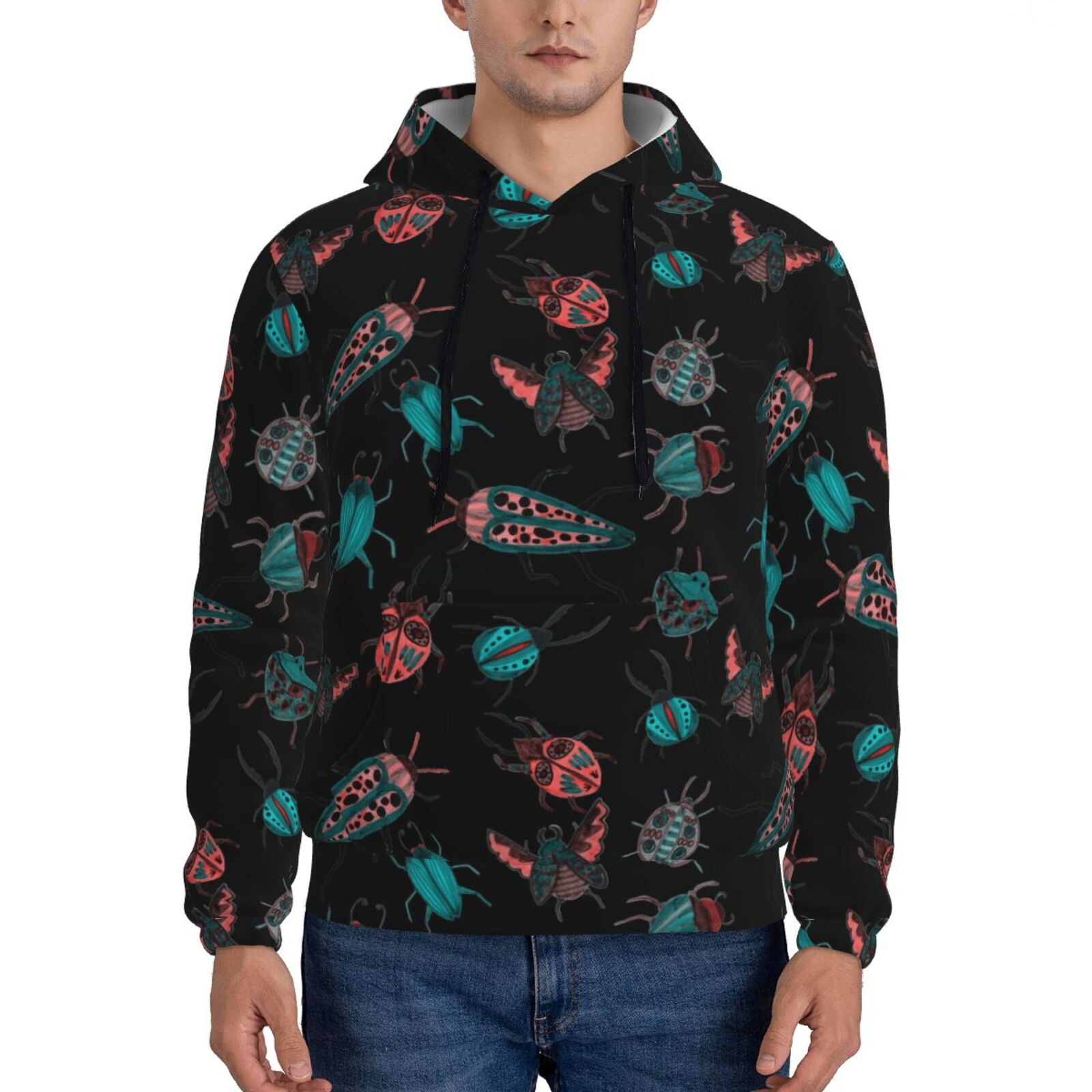 Daiia Colorful Insect for Men's Fashion Hoodies & Sweatshirts with ...