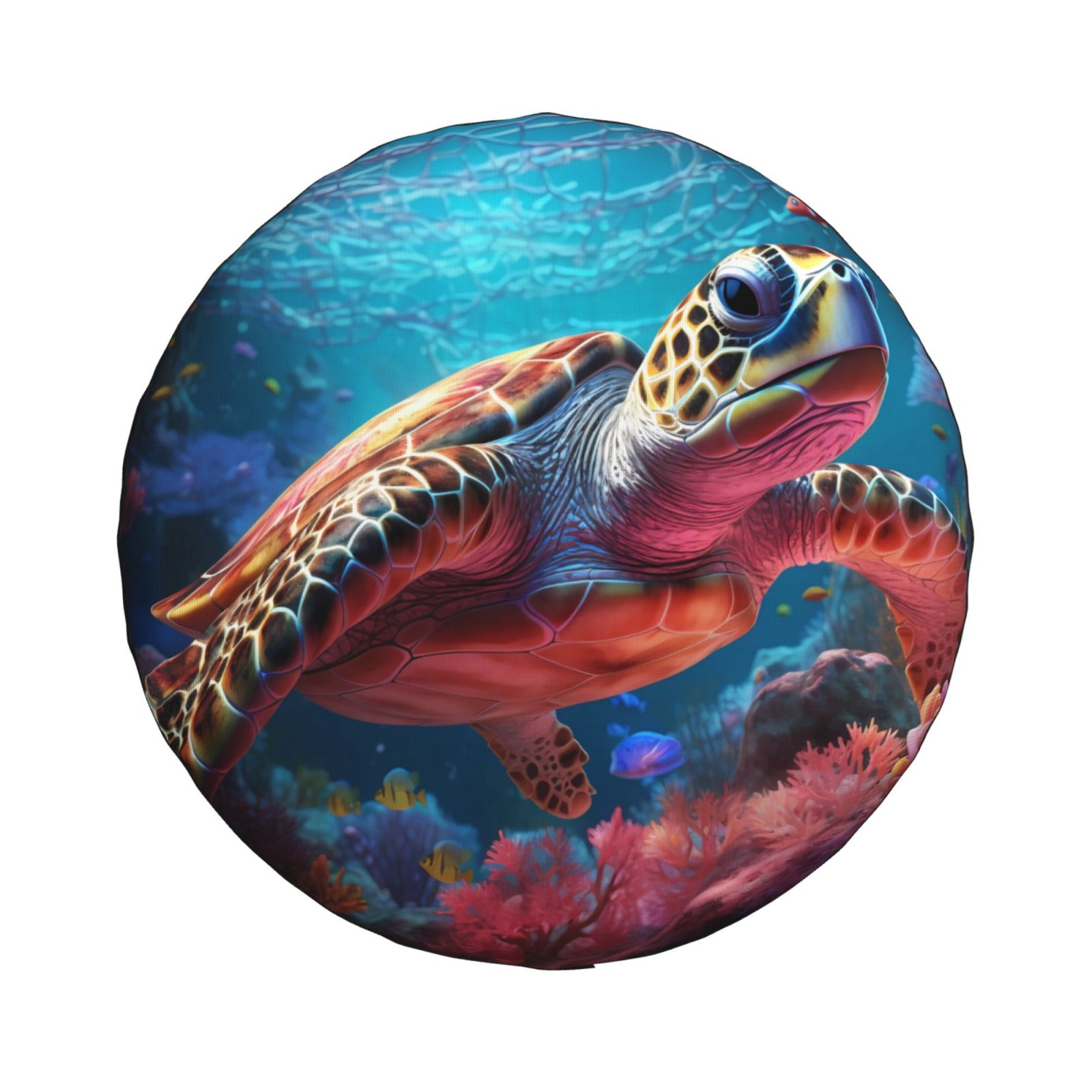 Daiia Colorful Ocean Sea Turtle Tire Covers , Travel Trailer Camper ...