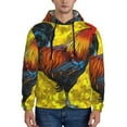 Daiia Colorful Rooster for Men's Fashion Hoodies & Sweatshirts with ...