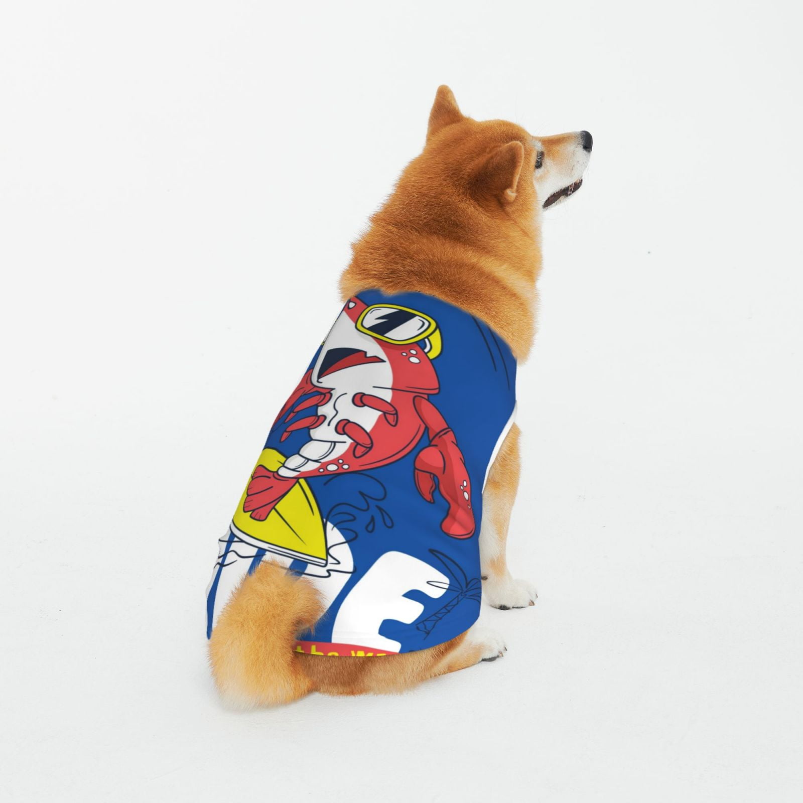 Daiia Cool Lobster Surfing Pattern Dog Clothes Dogs Cats Sweater Soft ...