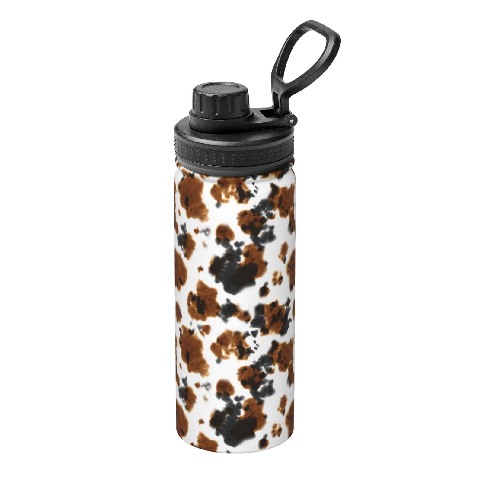 Daiia Cow Tie Dye Printed 18 OZ Sports Insulated Kettle Drinking Cup ...