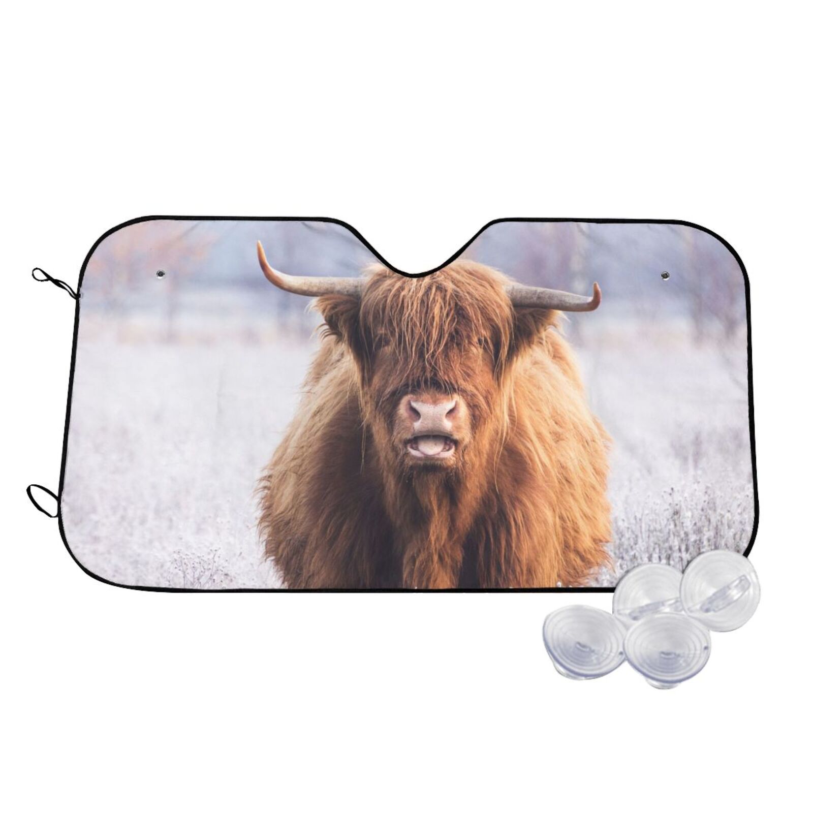 Daiia Cow Windshield Sun Shade for Car SUV Truck (Medium ), Car Sun ...