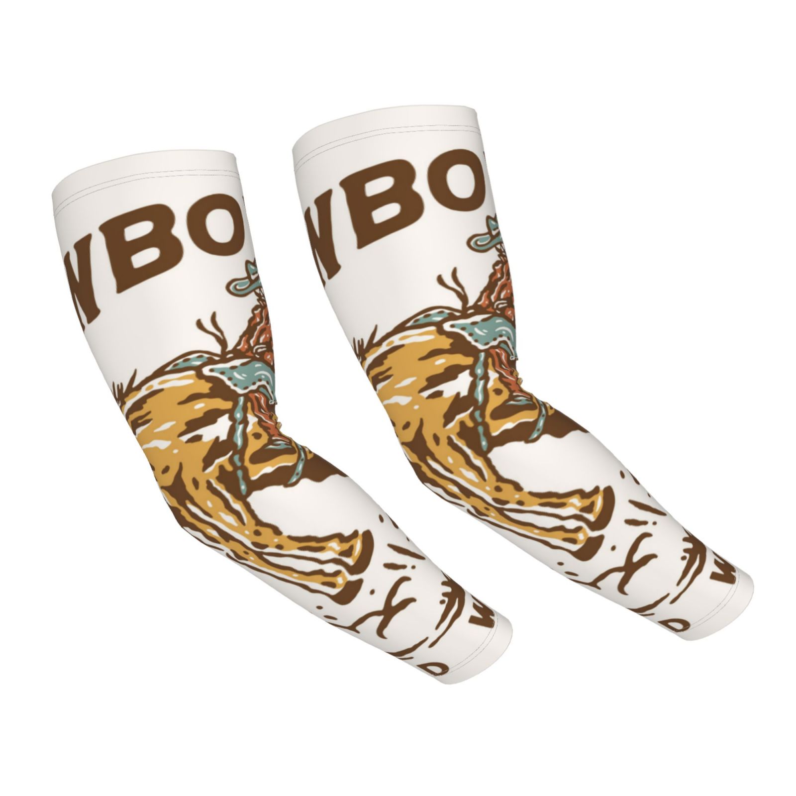 Daiia Cowboy Up Vintage Wild West UV Sun Protection Arm Sleeves ...