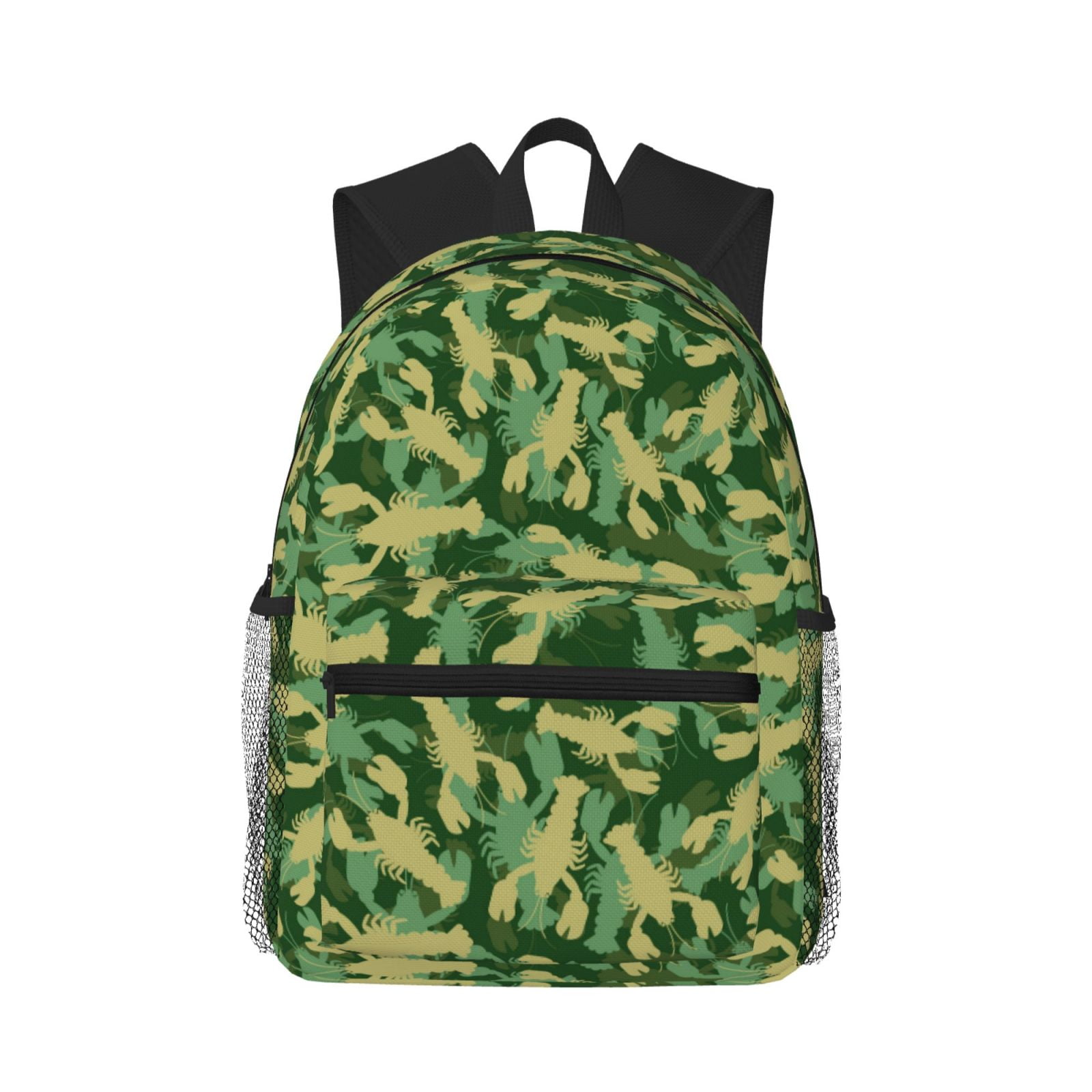 Daiia Crayfish Army School Backpack for Men Women, Unisex Large ...