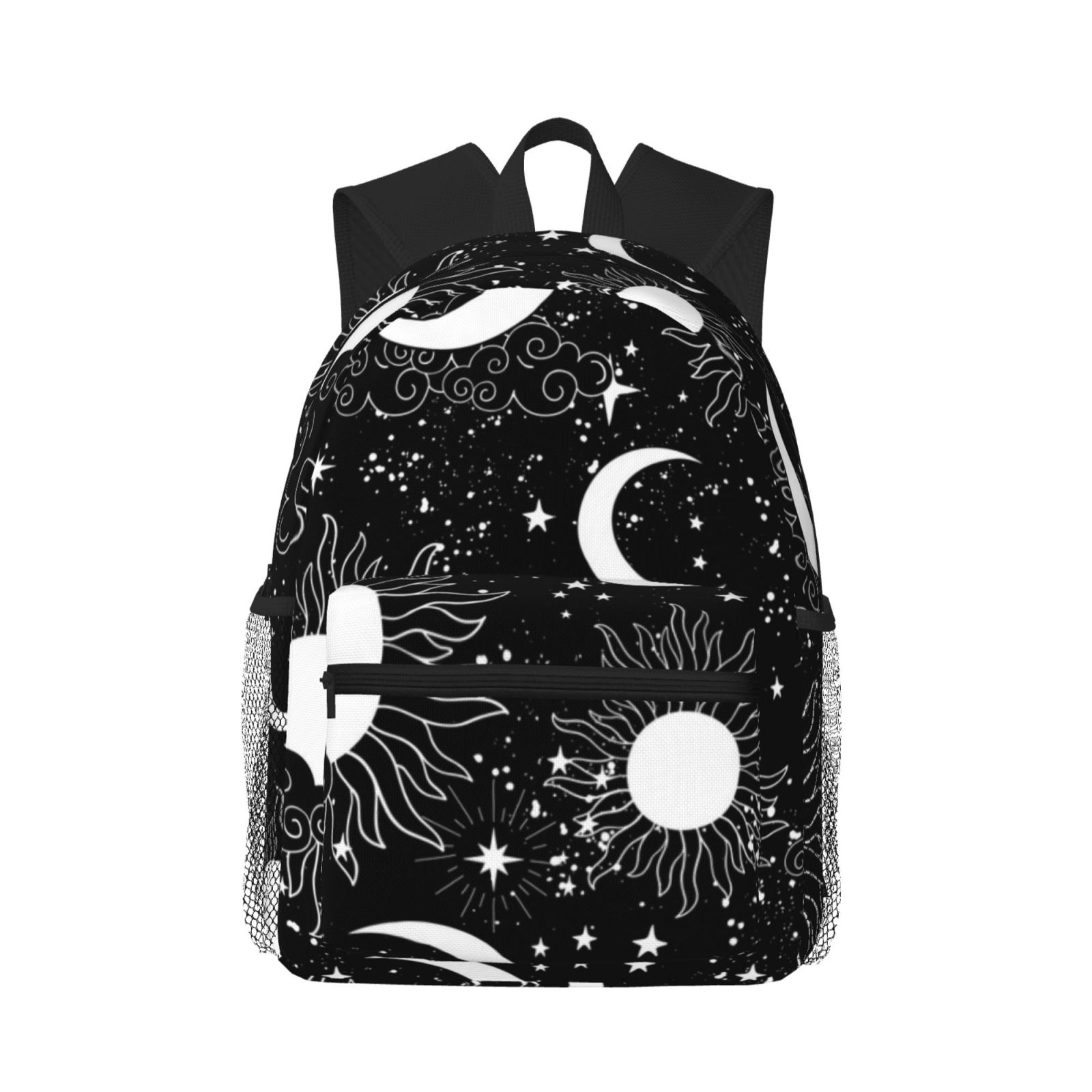 Daiia Crescent and Stars School Backpack for Men Women, Unisex Large ...