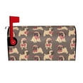 Daiia Cut Pug Mailbox Cover , Magnetic Welcome Mailbox Wraps Post ...