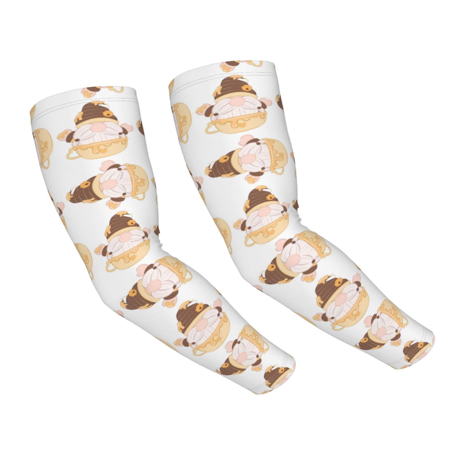 Daiia Cute Bee Gnome UV Sun Protection Arm Sleeves - Cooling ...