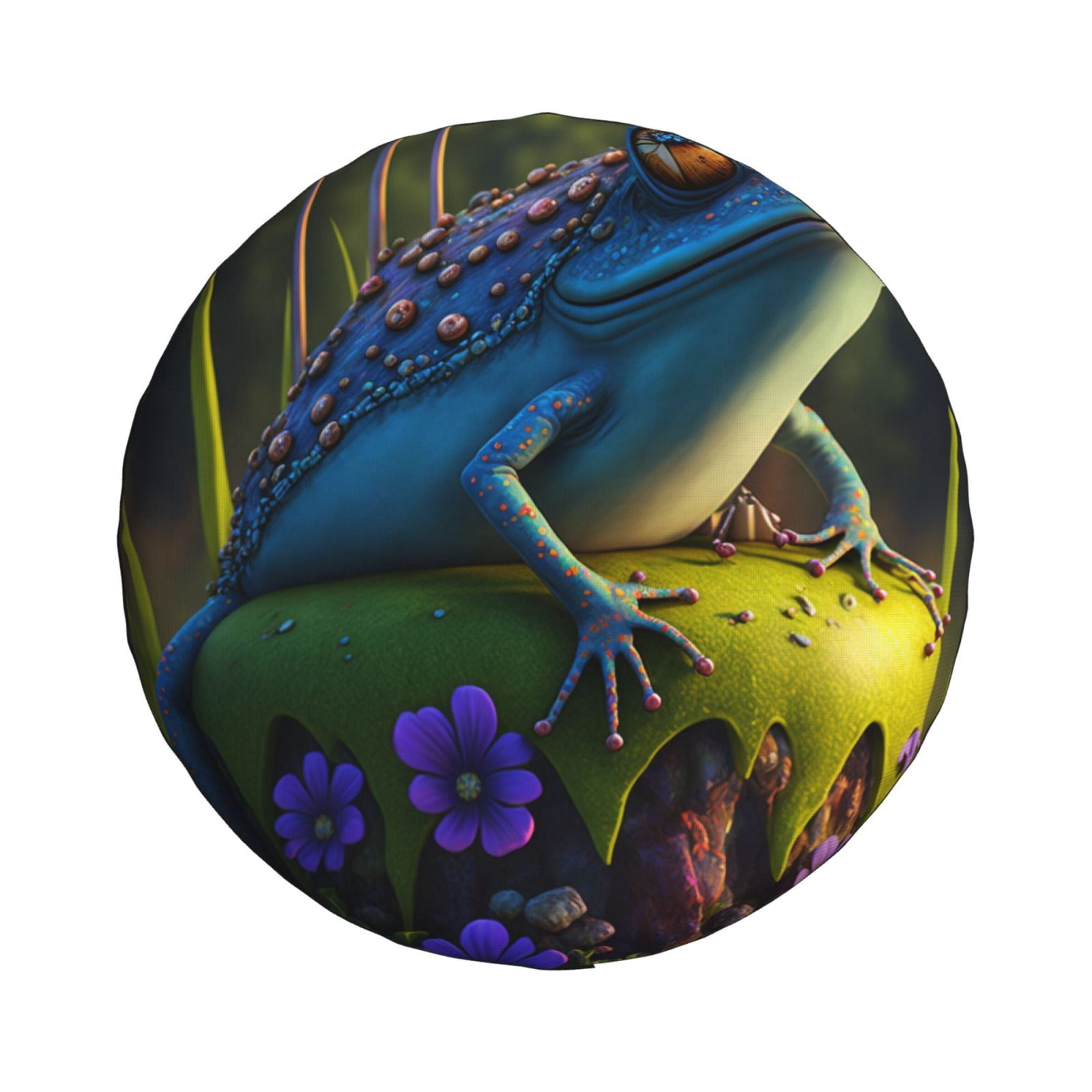 Daiia Cute Blue Frog Tire Covers , Travel Trailer Camper Truck SUV ...