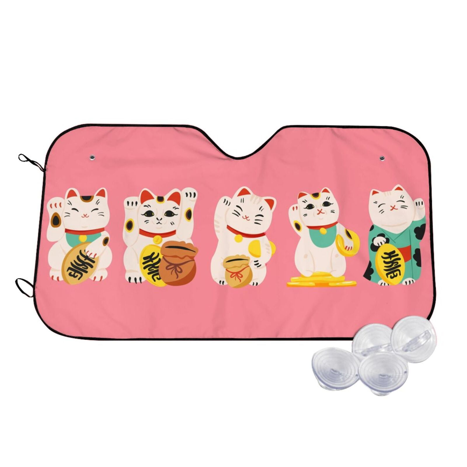 Daiia Cute Cat Windshield Sun Shade for Car SUV Truck (Small ), Car Sun ...