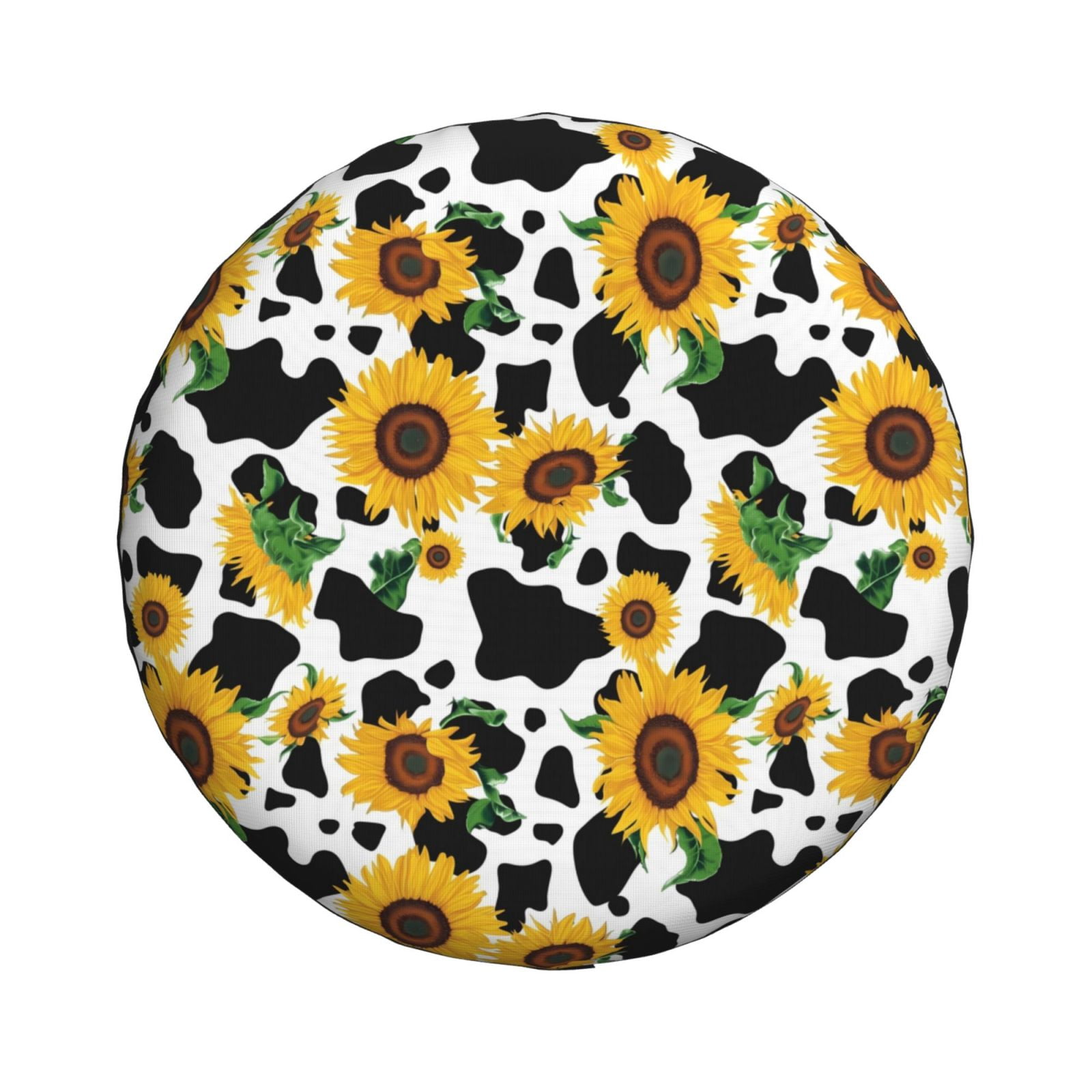 Daiia Cute Cow Print Sunflower D Tire Covers , Travel Trailer Camper ...