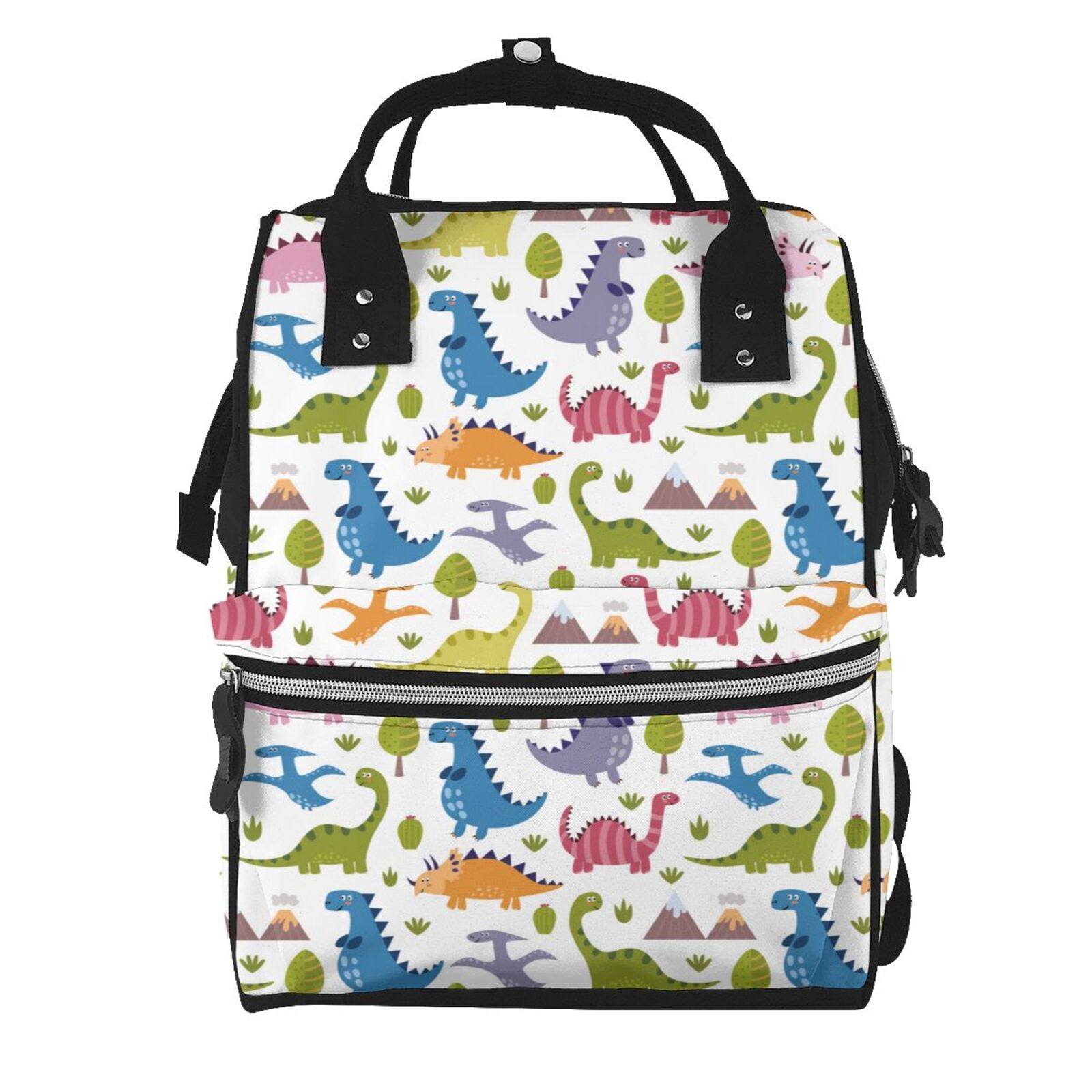 Daiia Cute Dinosaur Large Capacity Baby Bag Waterproof Stylish Diaper ...