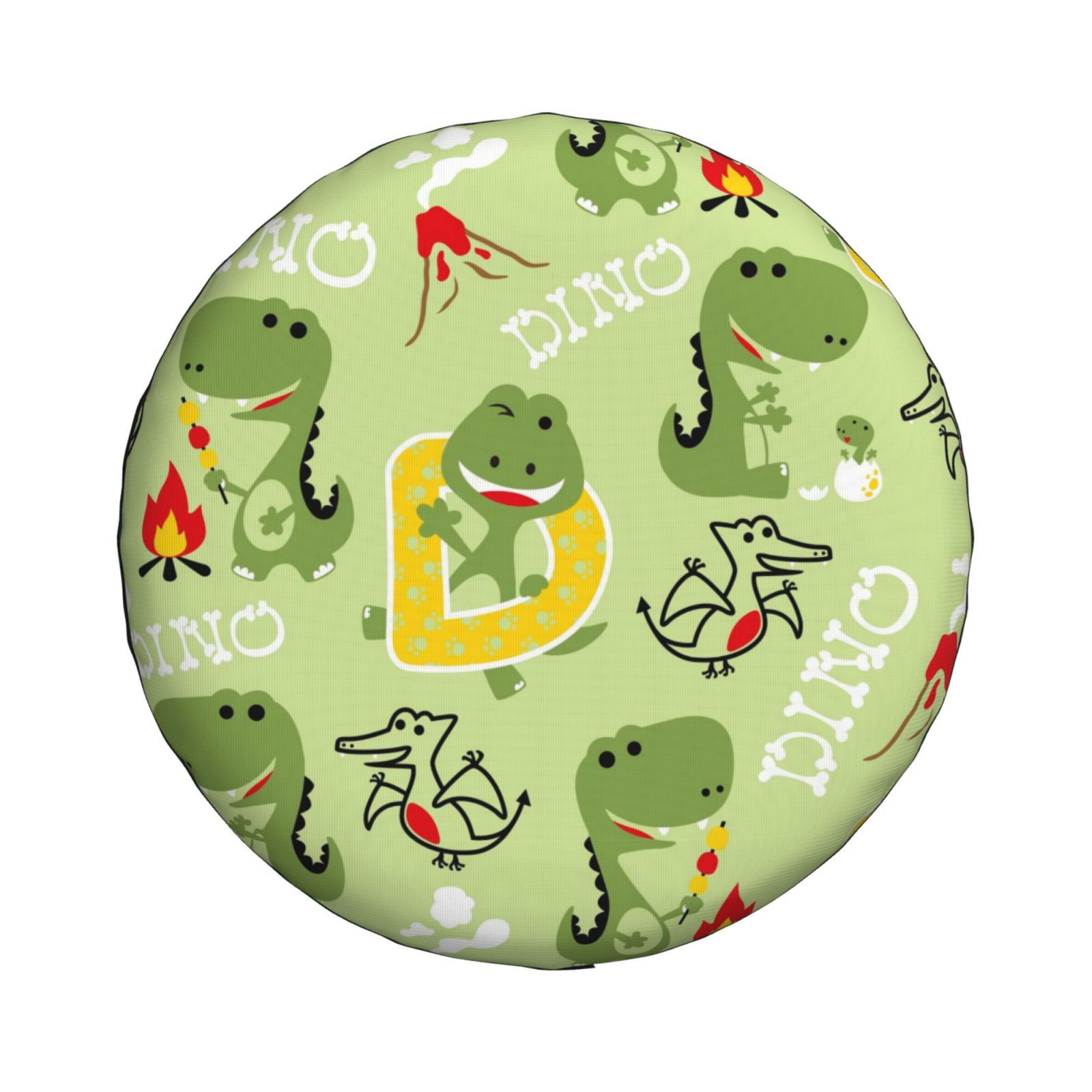 Daiia Cute Dinosaurs Cartoon Tire Covers , Travel Trailer Camper Truck ...