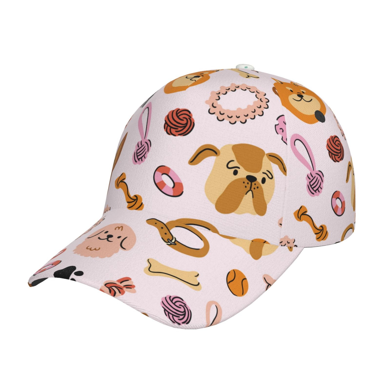 Daiia Cute Dog Baseball Cap Men Women Classic Adjustable For Running ...