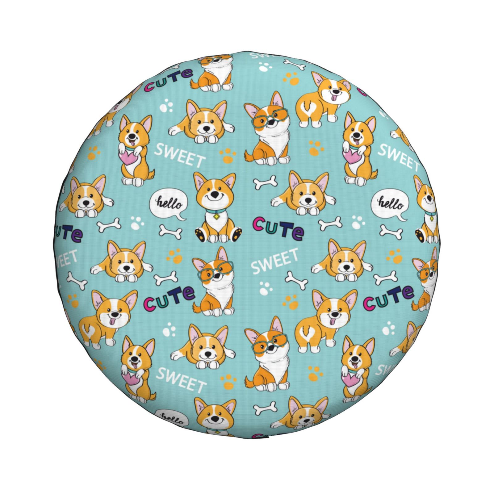 Daiia Cute Dogs Corgi Tire Covers , Travel Trailer Camper Truck SUV ...