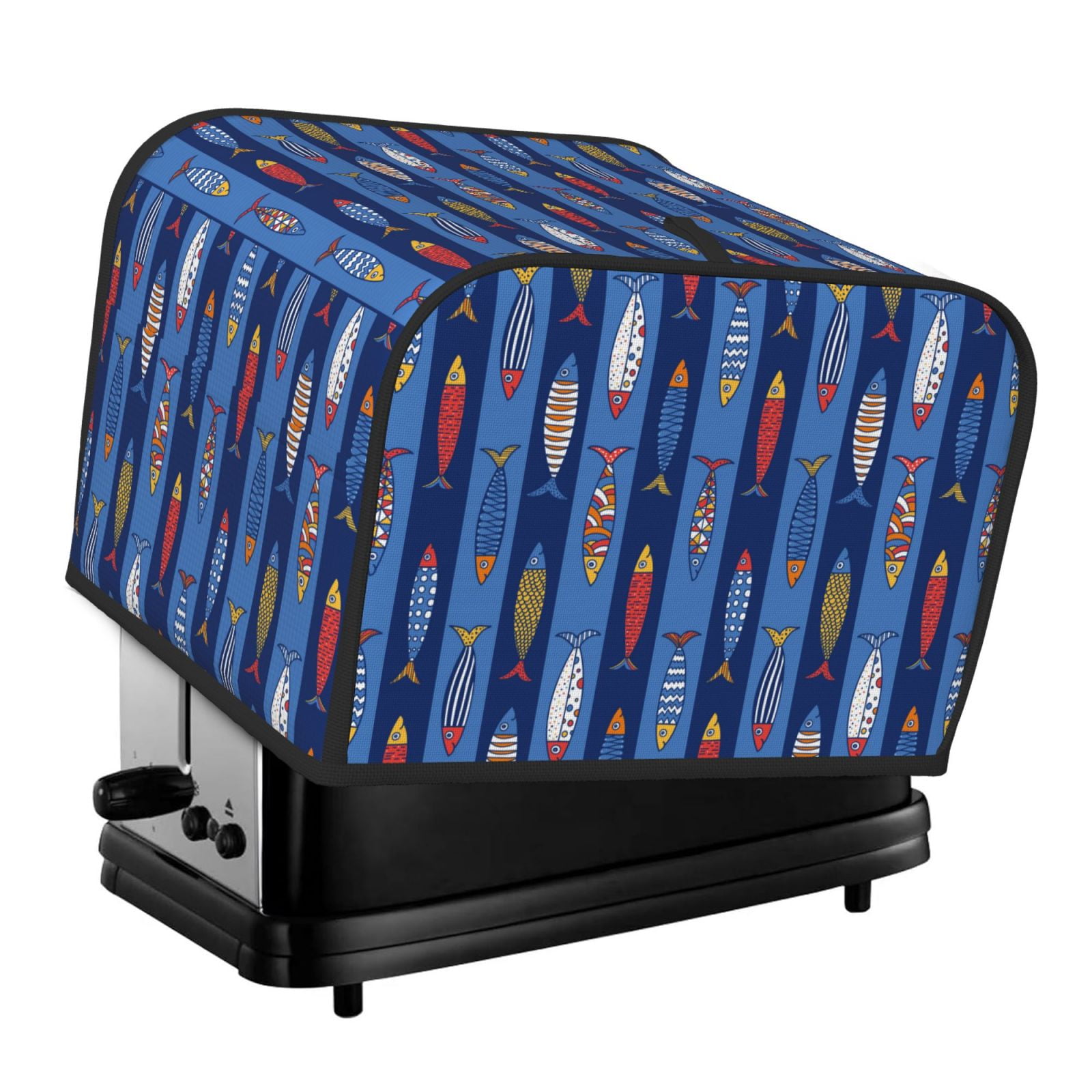 Daiia Cute Fish Pattern 4 slice Toaster Cover, Toaster Appliance Dust ...