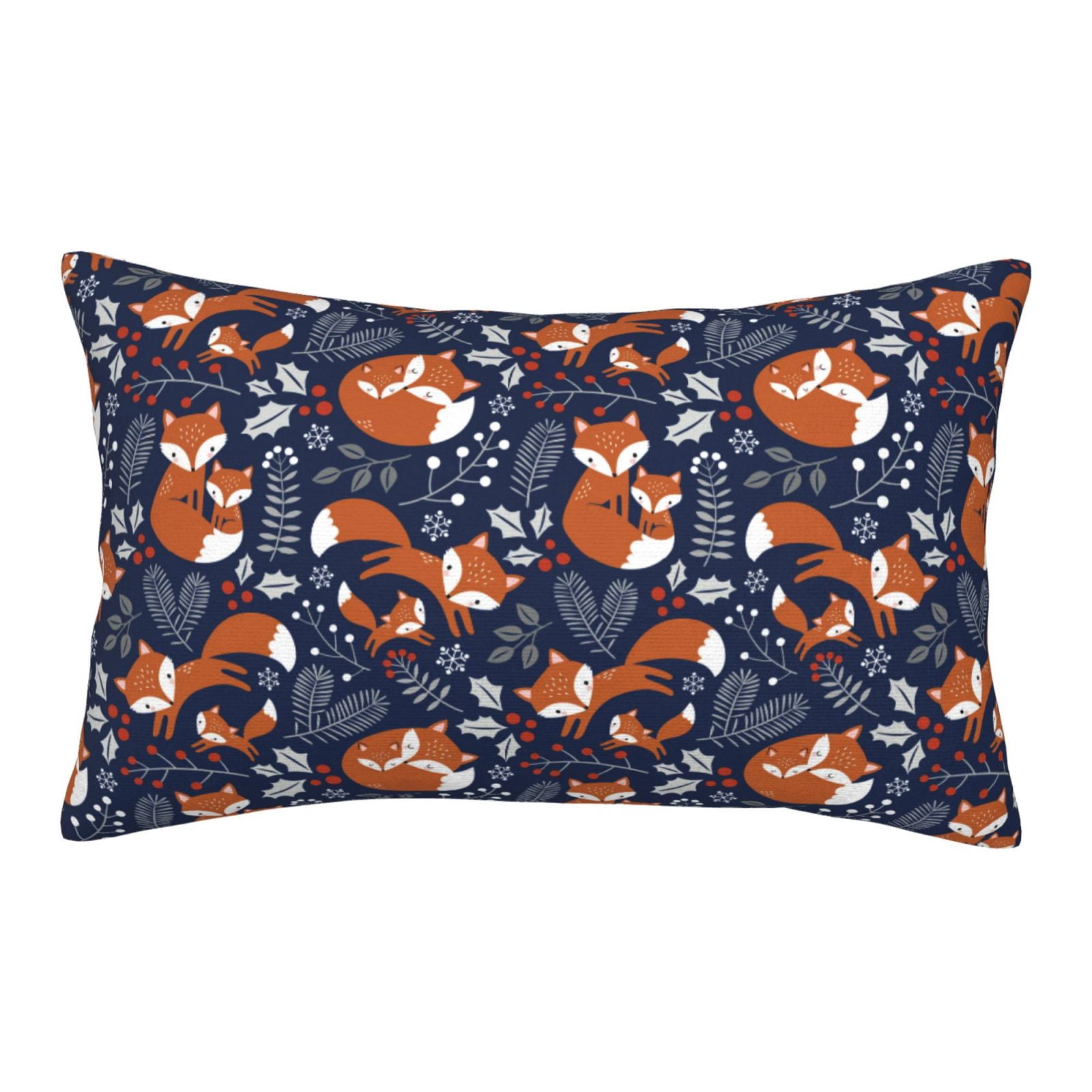 Daiia Cute Foxes Bedding Waterproof Pillow Protector Zippered Queen ...