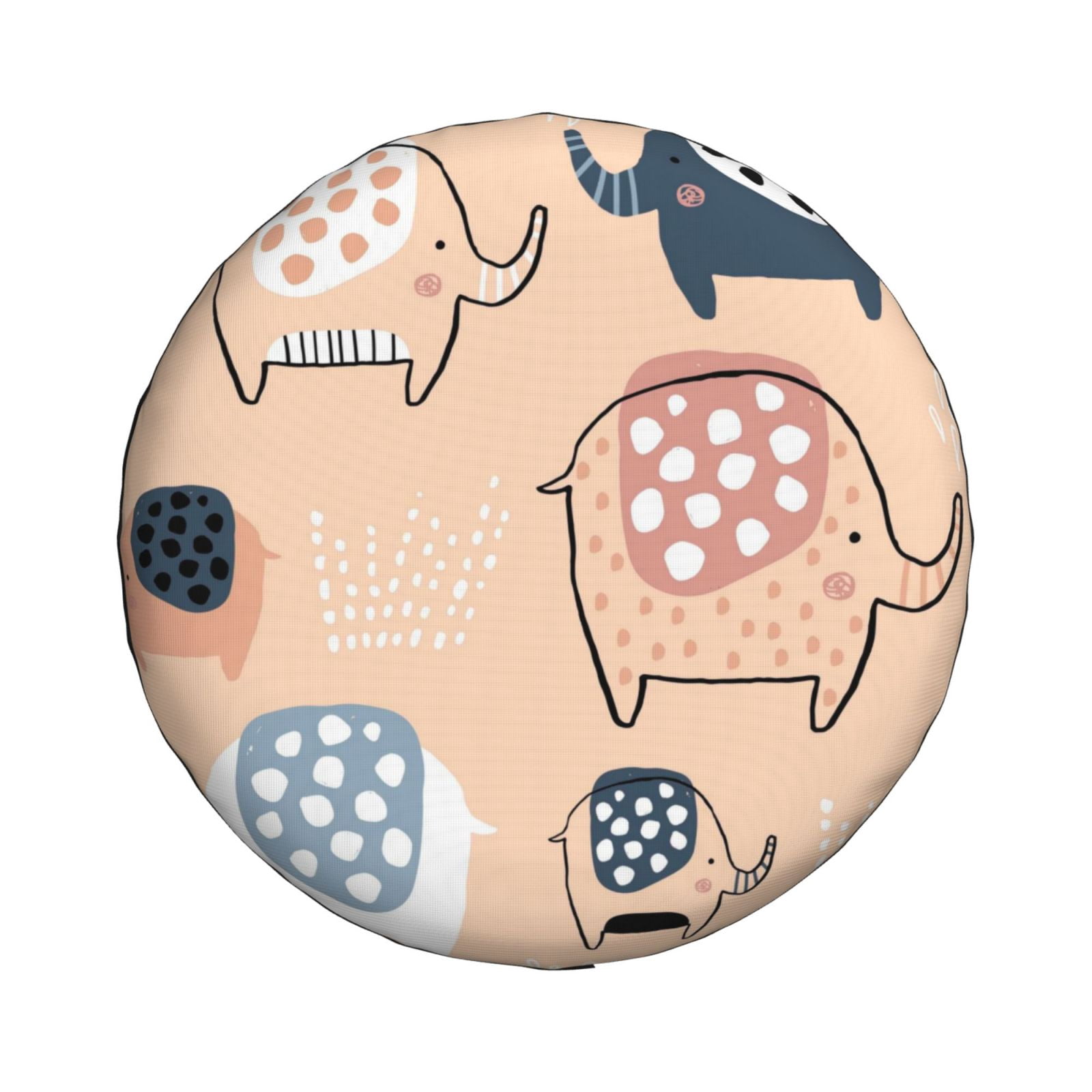 Daiia Cute Ink Drawn Elephants Tire Covers , Travel Trailer Camper ...