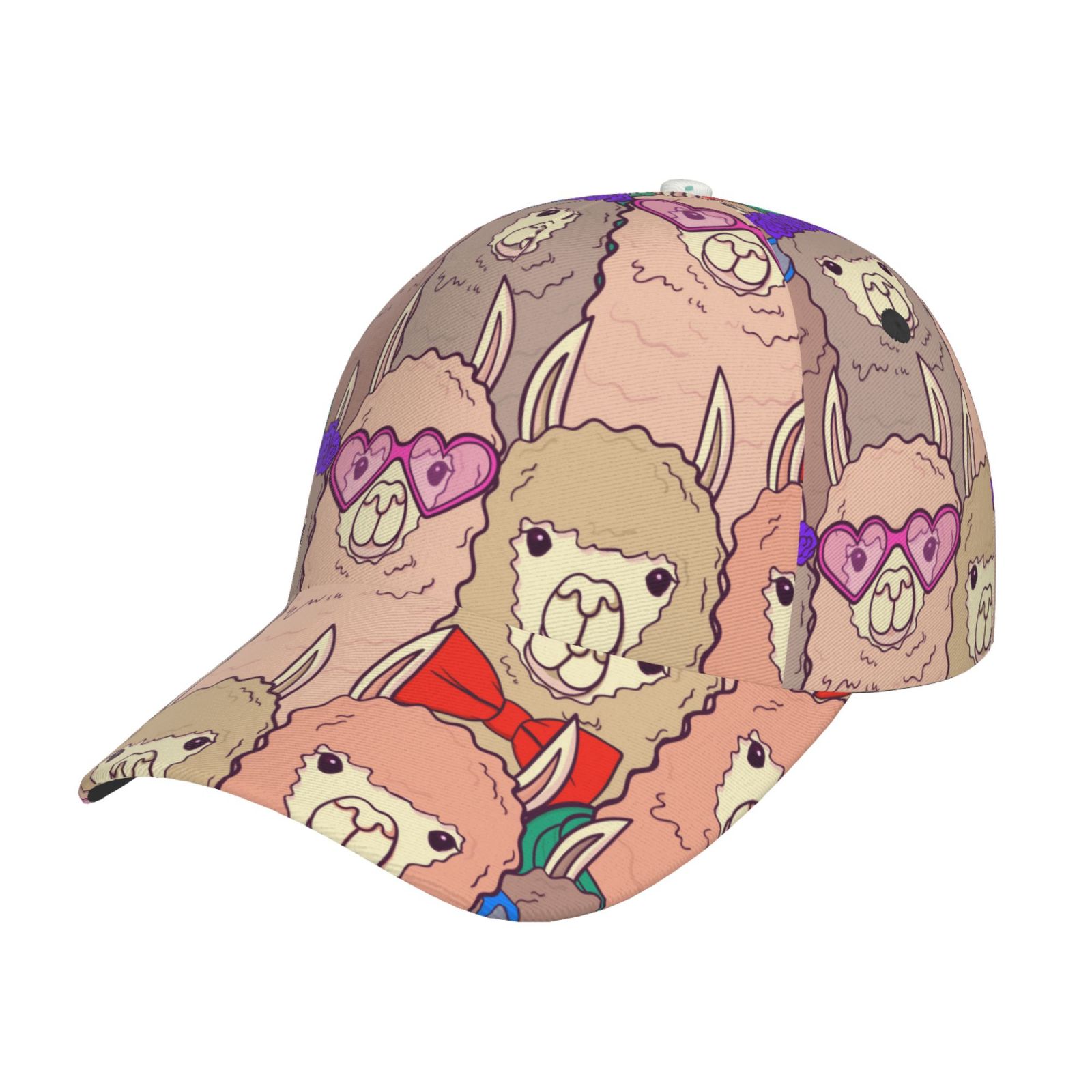 Daiia Cute Lamas print Baseball Cap Men Women Golf Dad Hat Adjustable ...
