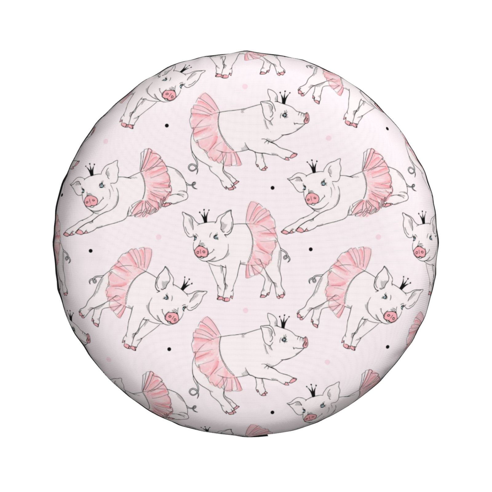 Daiia Cute Piggy Ballerina Tire Covers , Travel Trailer Camper Truck ...