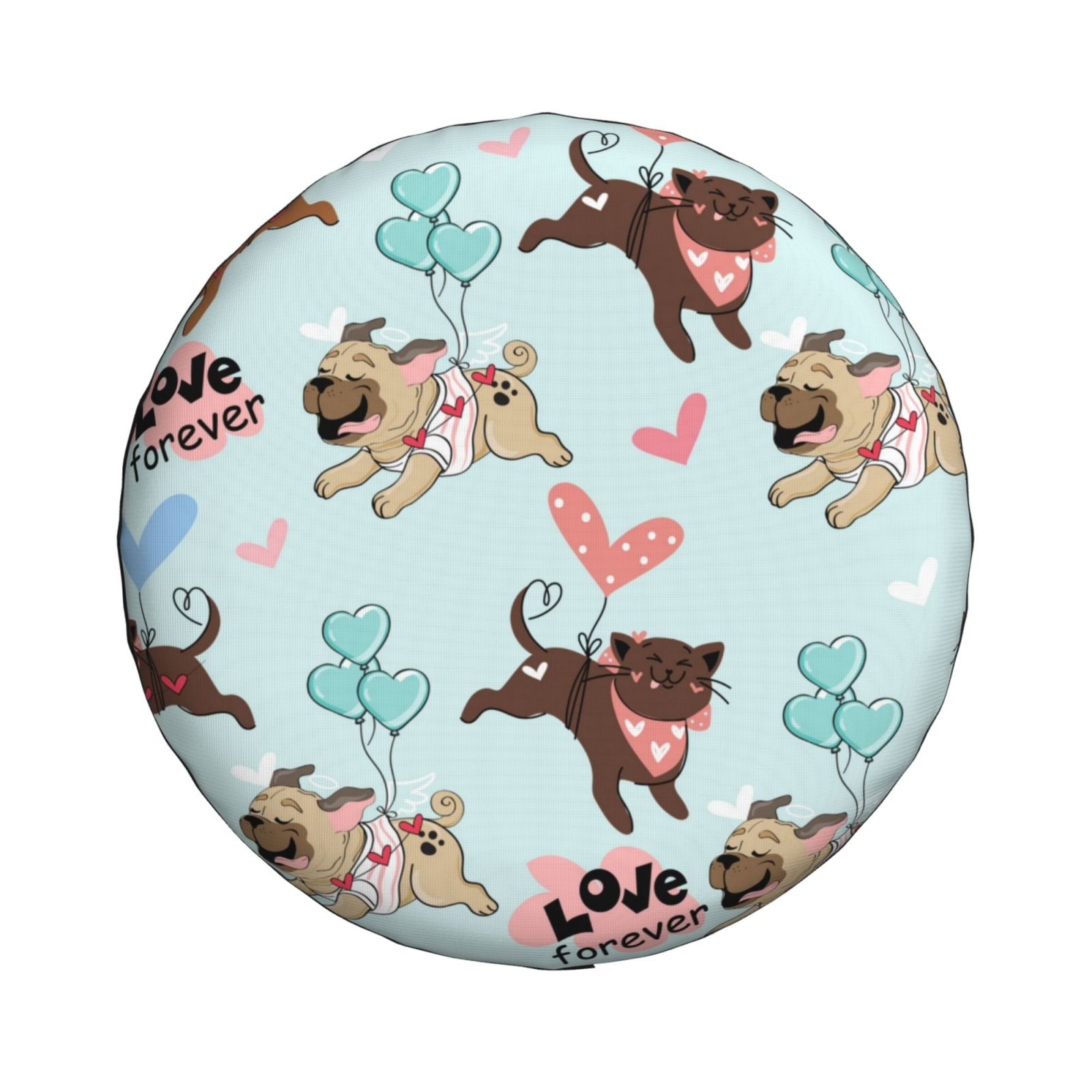 Daiia Cute Pug Dogs Tire Covers , Travel Trailer Camper Truck SUV ...