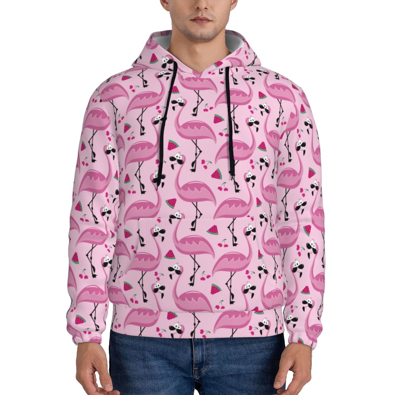 Daiia Cute Watermelon Flamingo for Men's Fashion Hoodies & Sweatshirts ...