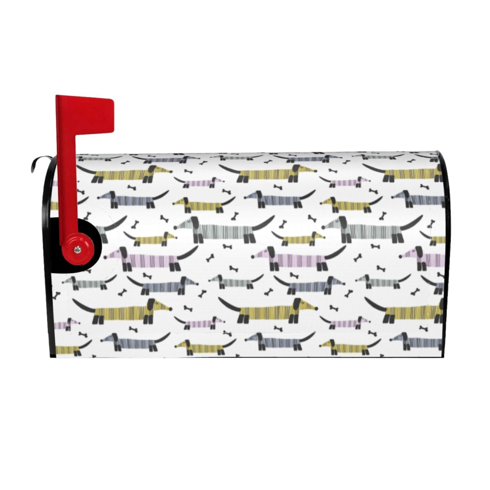 Daiia Dachshund Dog Puppy Mailbox Cover , Magnetic Welcome Mailbox ...