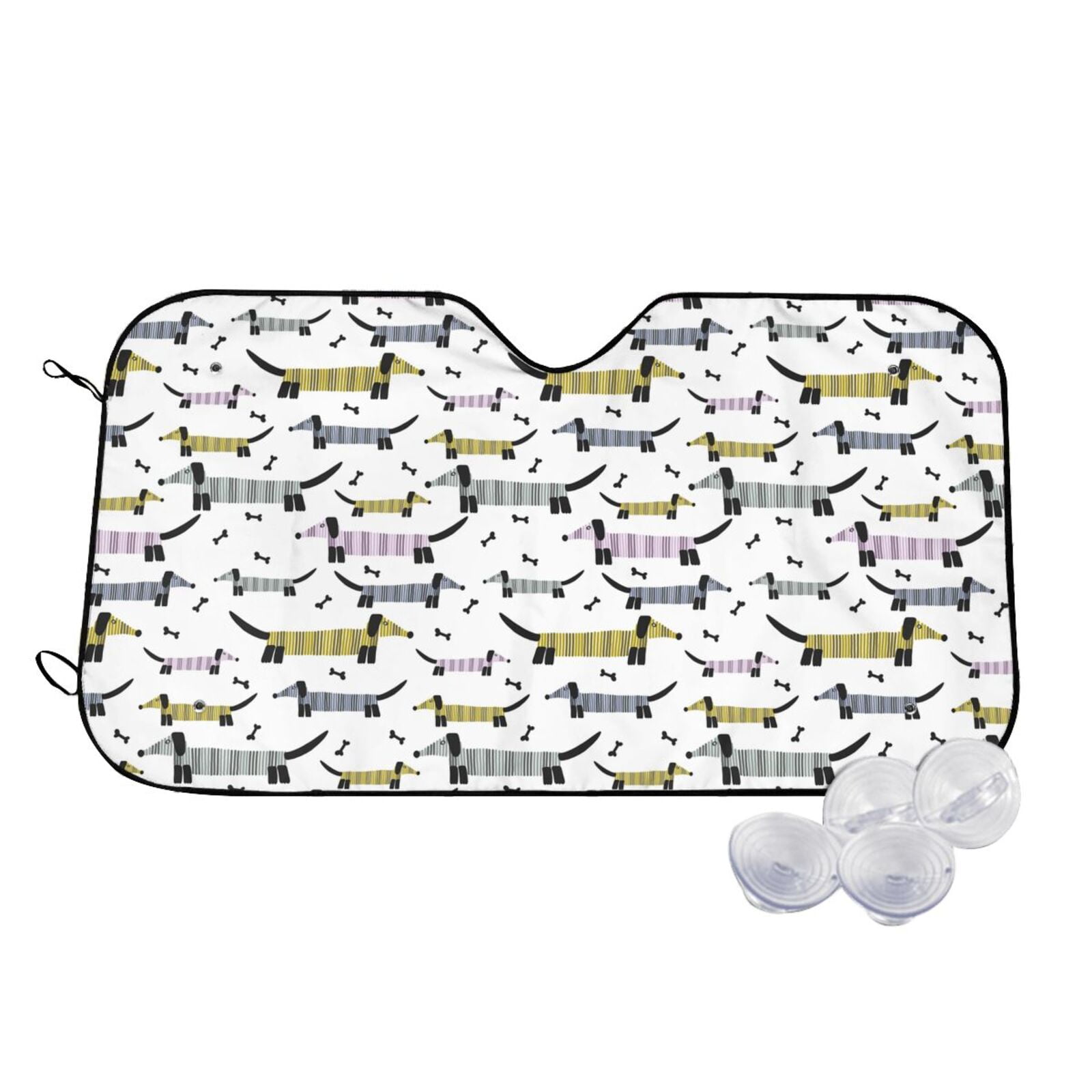 Daiia Dachshund Dog Puppy Windshield Sun Shade for Car SUV Truck ...