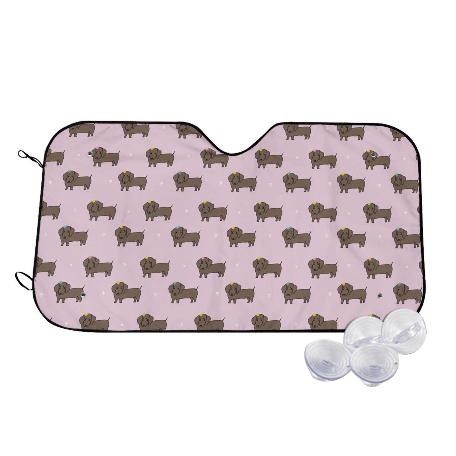 Daiia Dachshund Dog Puppy Windshield Sun Shade for Car SUV Truck ...