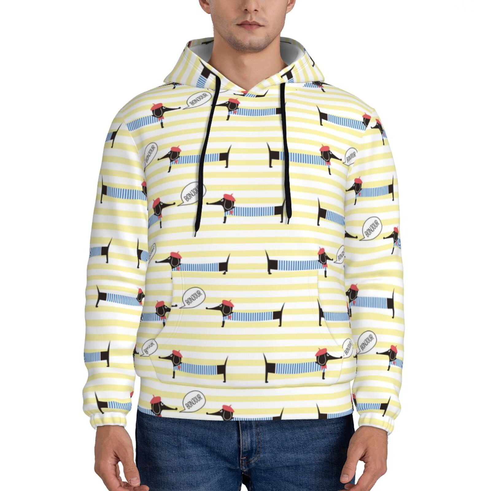 Daiia Dachshund Dog Puppy for Men's Fashion Hoodies & Sweatshirts with ...