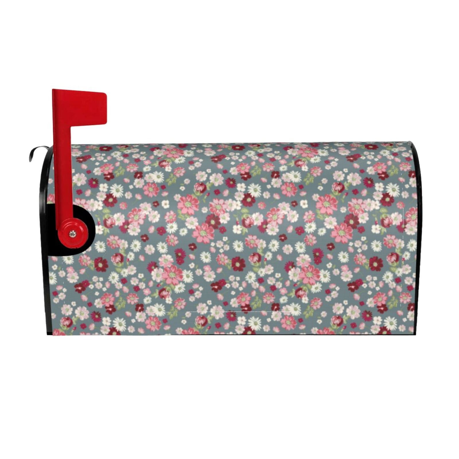 Daiia Daisies Flowers Mailbox Cover , Magnetic Welcome Mailbox Wraps ...