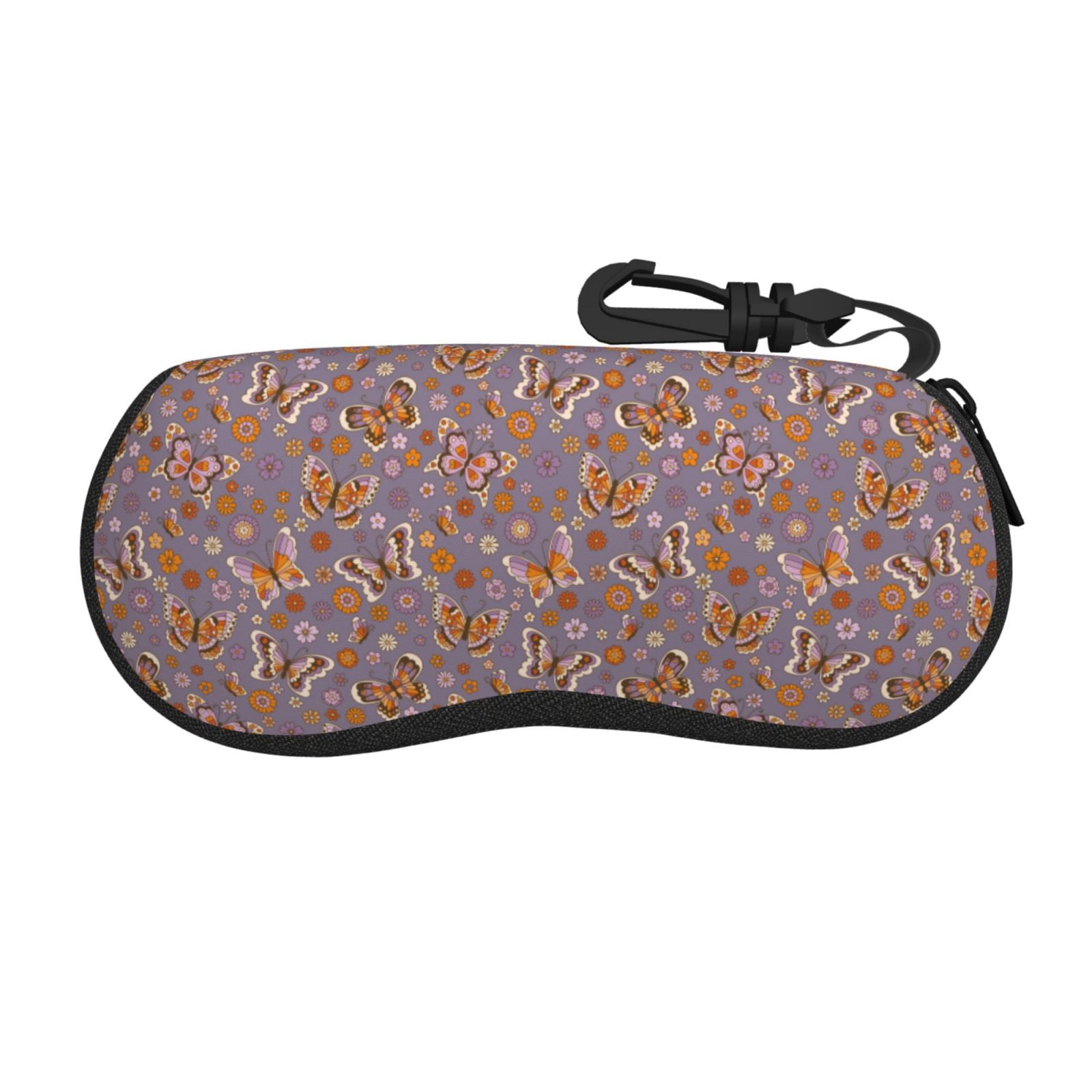 Daiia Daisies Flowers Print Glasses Case, Protective Sunglasses Pouch ...