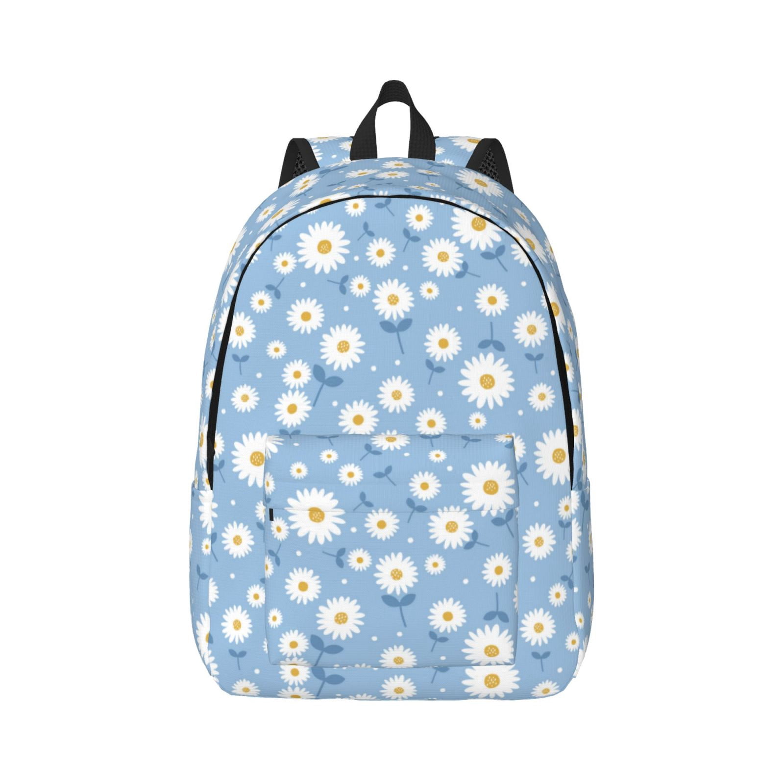 Daiia Daisies Flowers Vintage Canvas Backpack for Men and Women ,Hiking ...