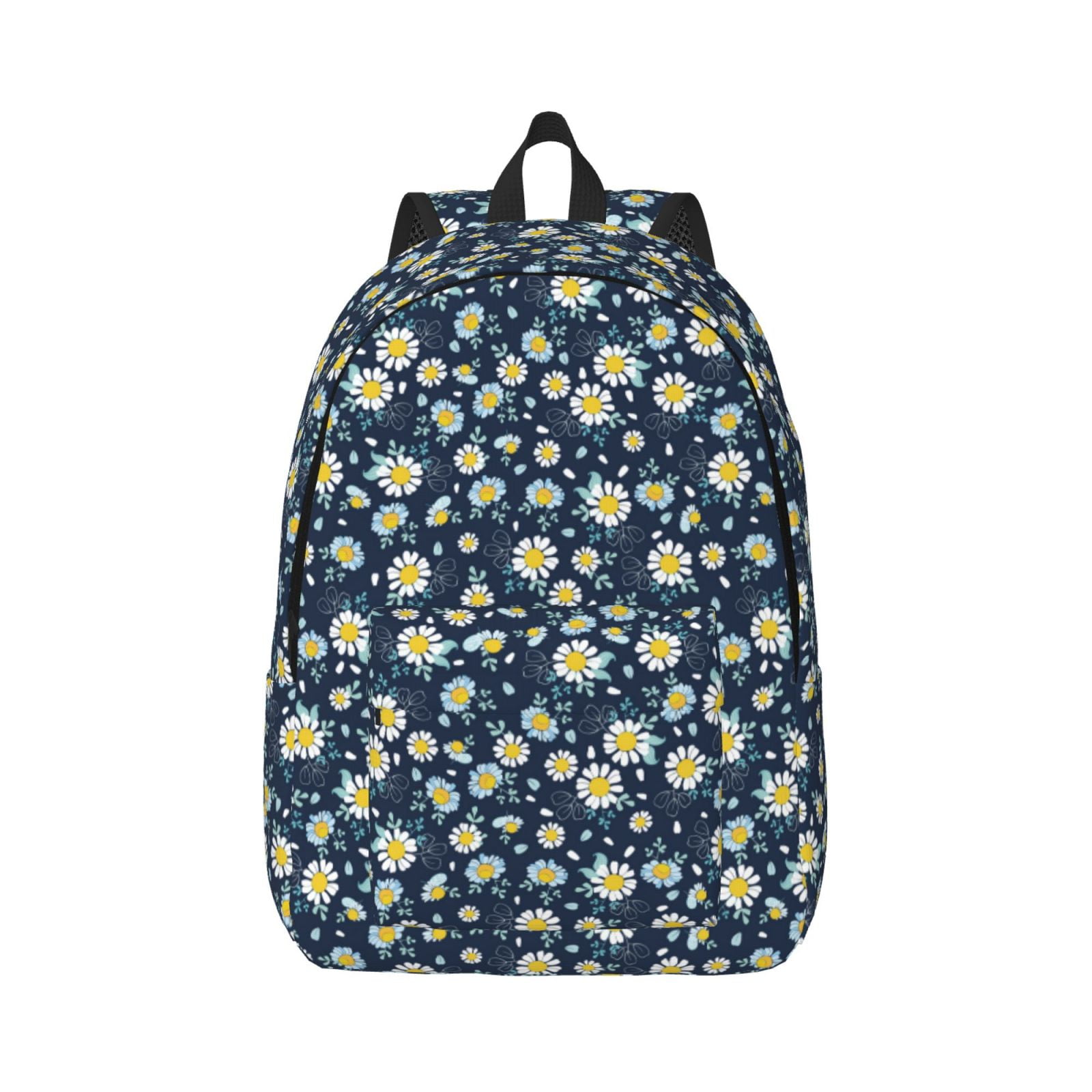 Daiia Daisy Floral B Vintage Canvas Backpack for Men and Women ,Hiking ...