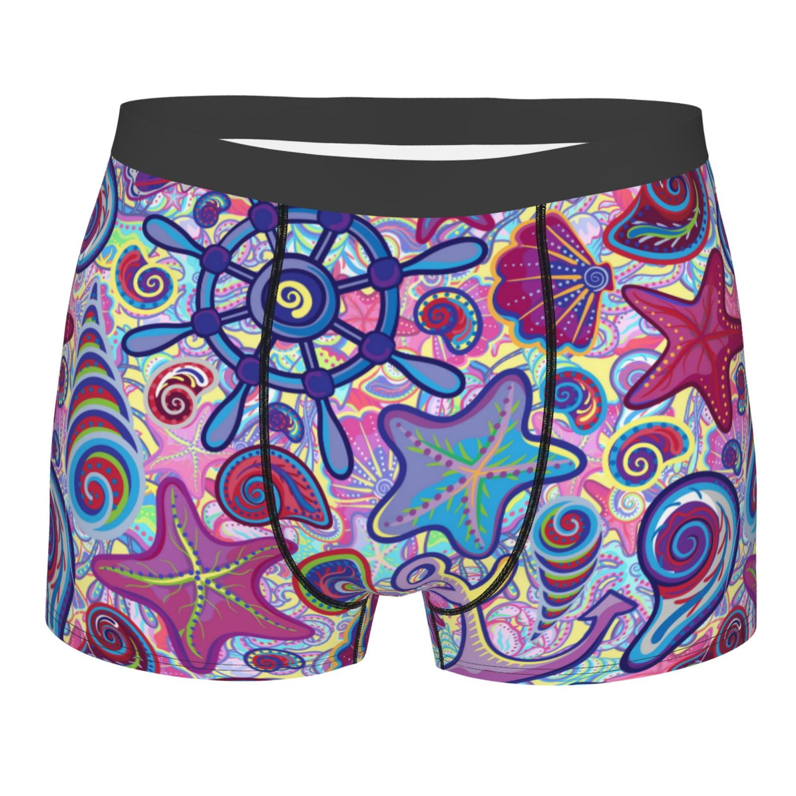 Daiia Design Name All Over Print Boxer Briefs -Size Name Multicolor ...