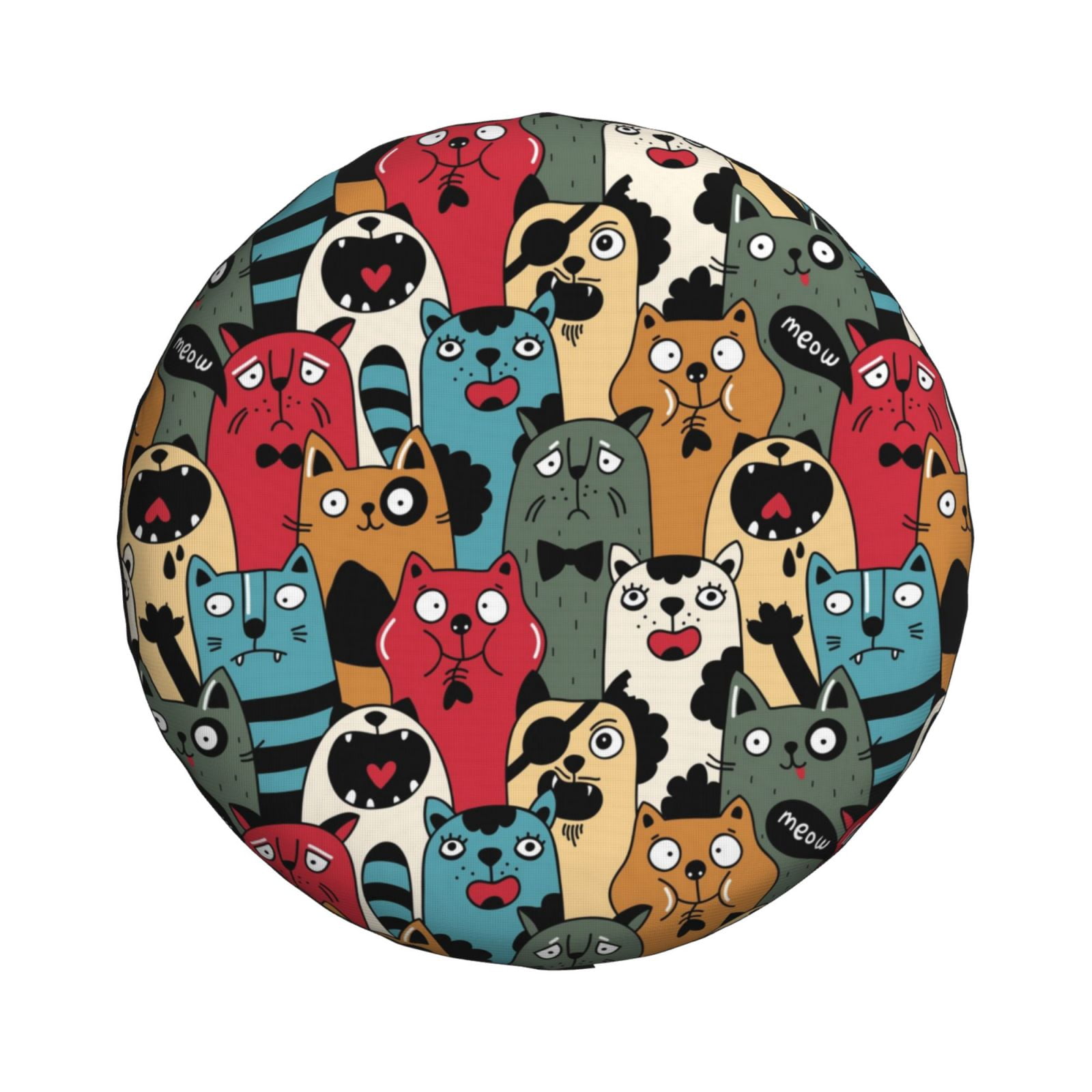 Daiia Different Cats 1 Tire Covers , Travel Trailer Camper Truck SUV ...