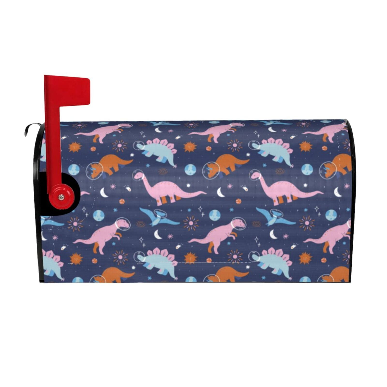 Daiia Dinosaur Mailbox Cover , Magnetic Welcome Mailbox Wraps Post ...