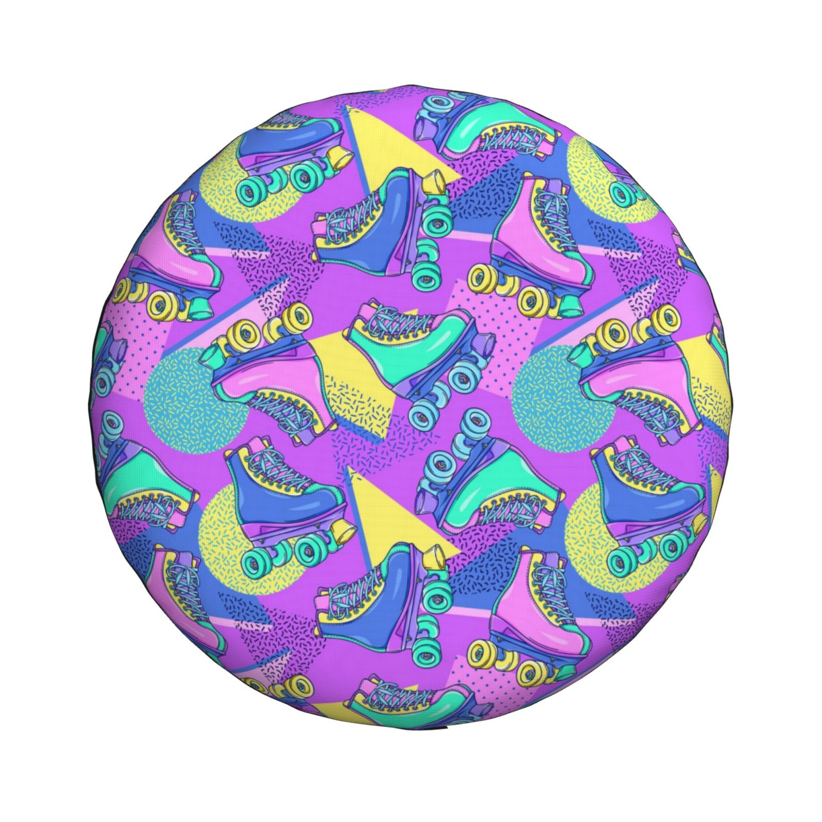 Daiia Disco Roller Skates Tire Covers , Travel Trailer Camper Truck SUV ...