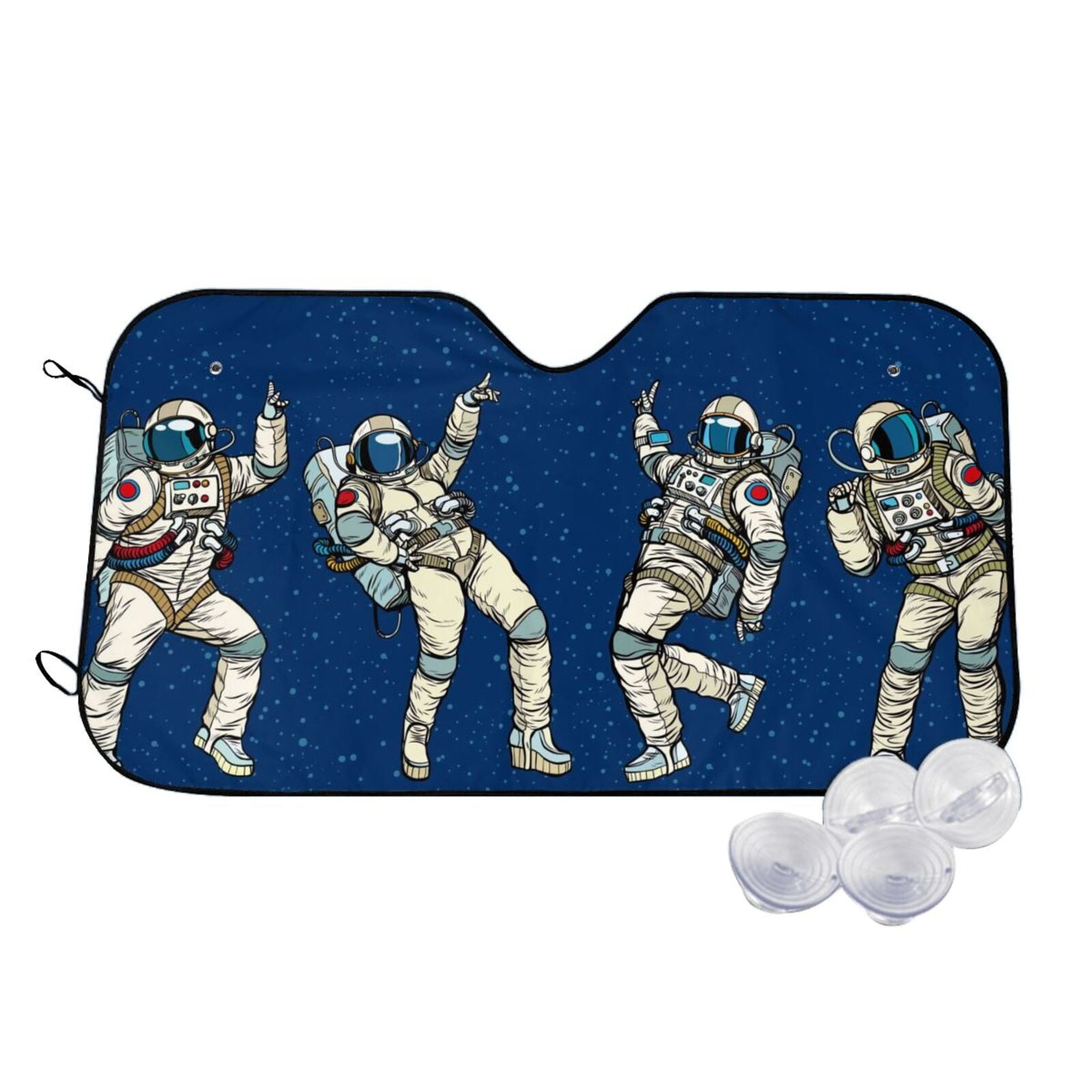 Daiia Disco party Astronaut Dancing Windshield Sun Shade for Car SUV ...