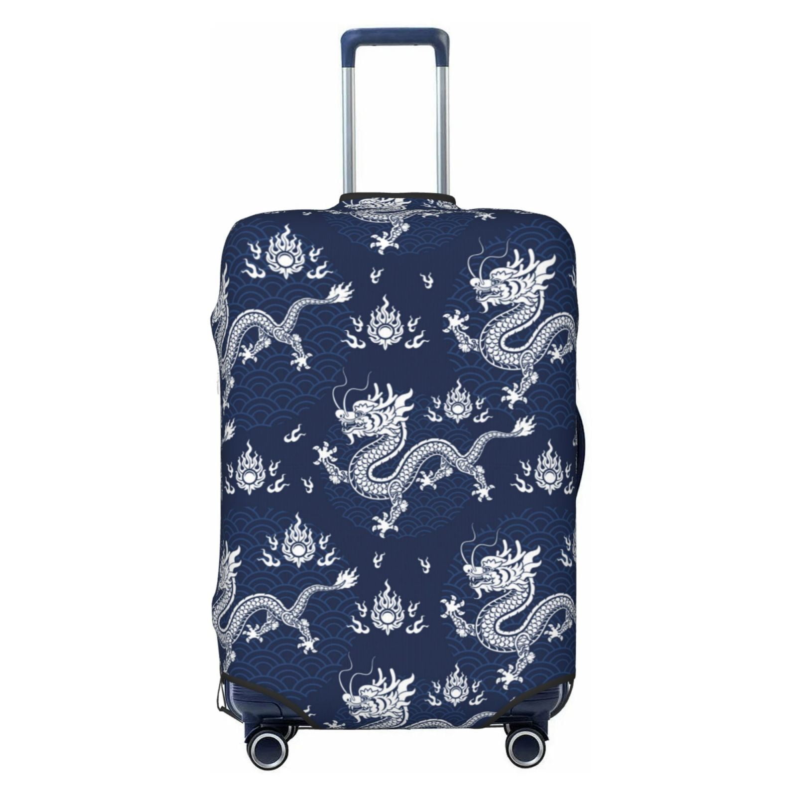 Daiia Dragon Luggage Cover, Thickened Washable Travel Luggage Covers ...