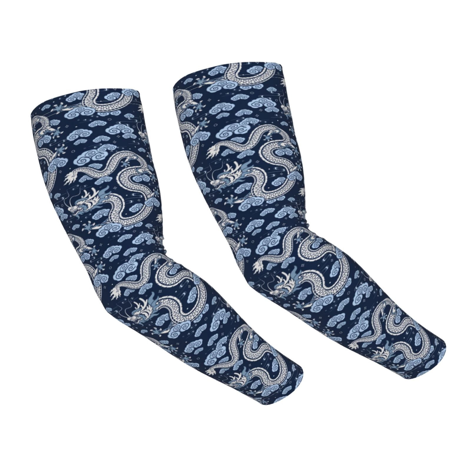 Daiia Dragons UV Sun Protection Arm Sleeves - Cooling Compression Arm ...