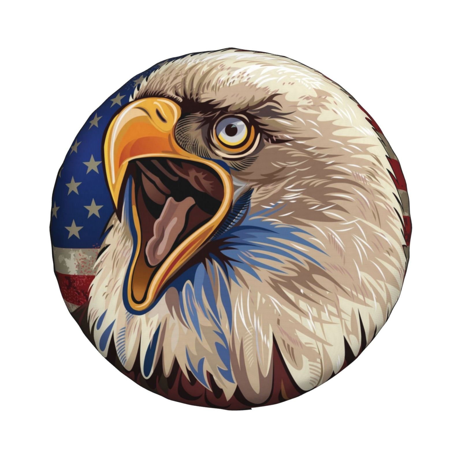 Daiia Eagle With USA Flags Tire Covers , Travel Trailer Camper Truck ...