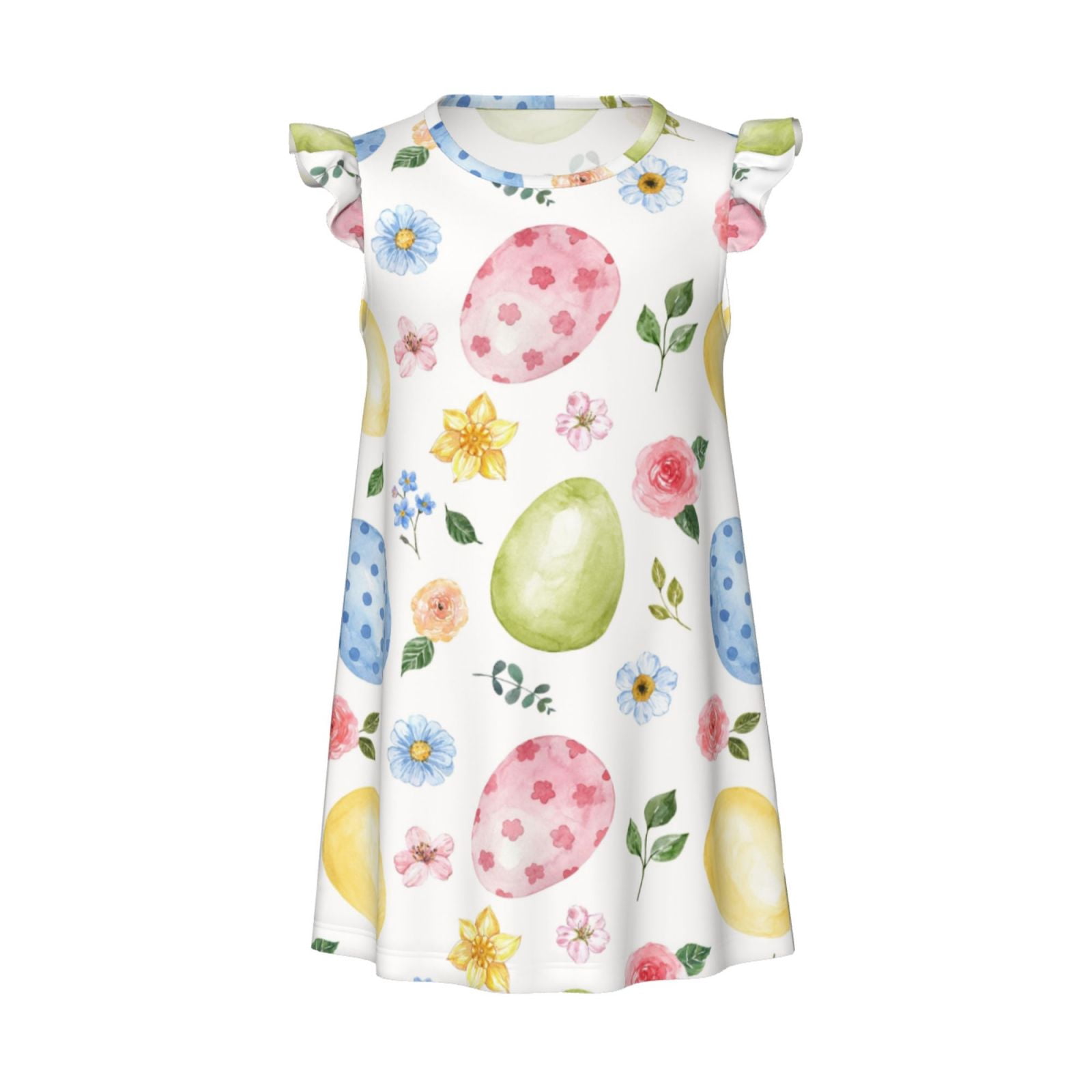 Daiia Easter Egg3 Girls Nightgowns, Unicorn Nightgown Princess Pajama ...