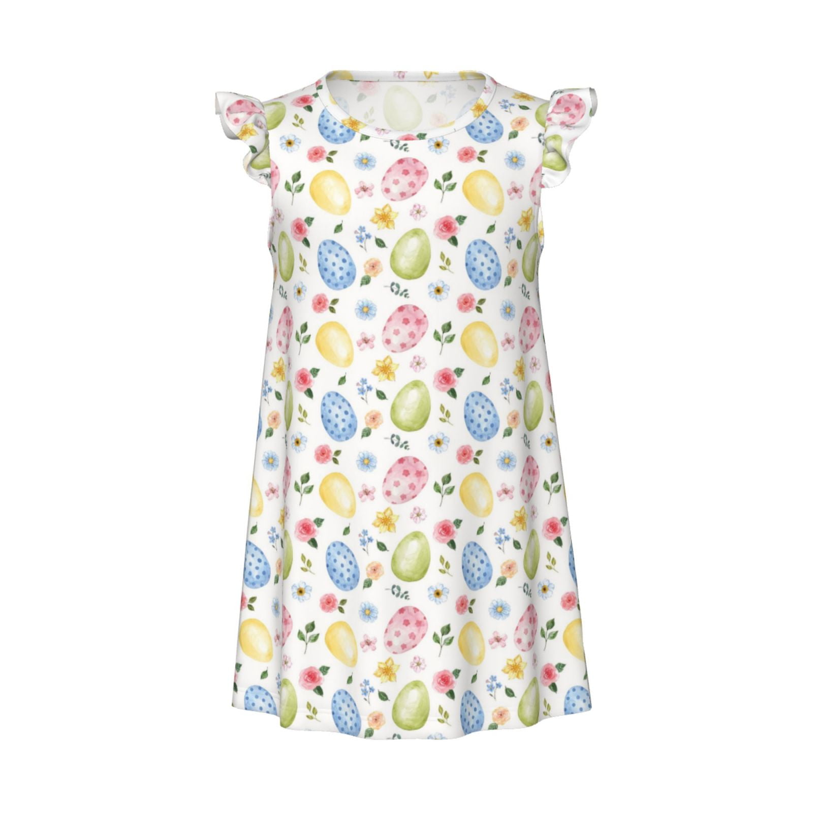 Daiia Easter Egg3 Girls Nightgowns, Unicorn Nightgown Princess Pajama ...